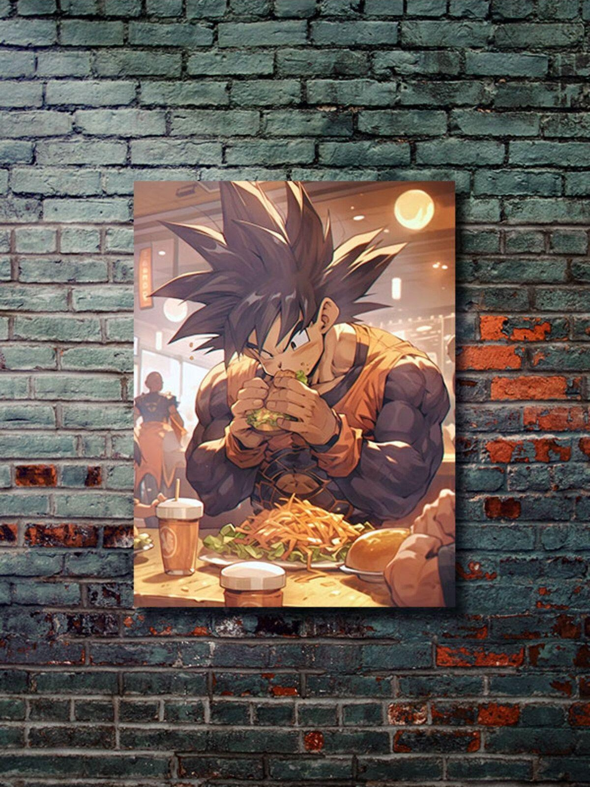 Znc Goku, Dragon Ball Poster, Özel Tasarım Kağıt Poster, Duvar Sanatı ...