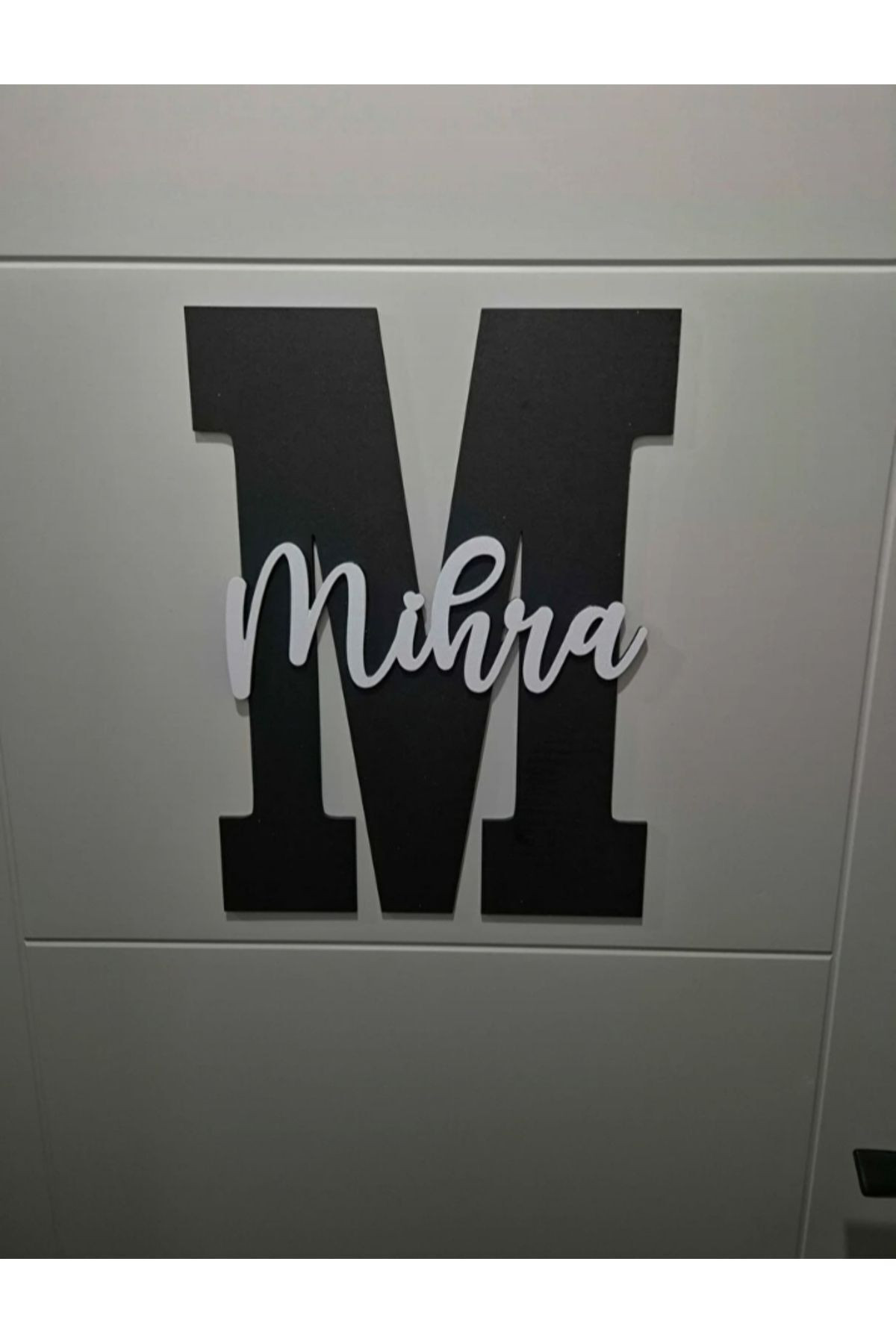 Fabrikahşap M Harfi Çocuk Ve Bebek Odası Harf Kapı Ve Duvar Süsü Pano ...