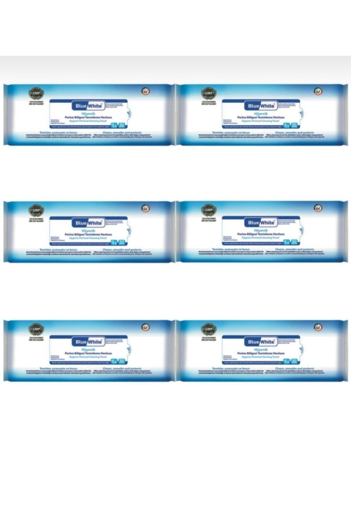 Bluewhite Blue White Perine Bölgesi Vücut Temizleme Havlusu 50'Li 6 ...