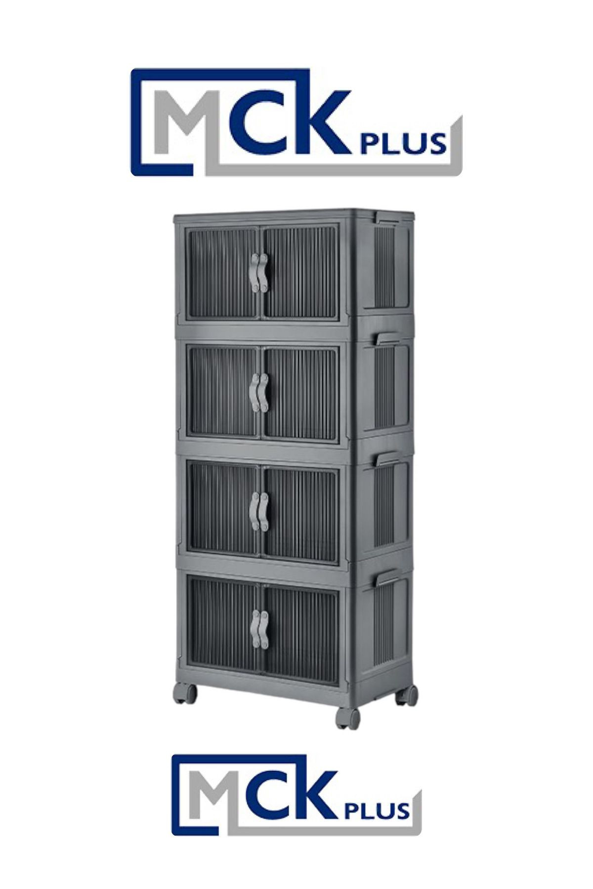 Mck Plus Mckplus 4 Katlı Portatif Katlanabilir Dolap Depolama,Saklama ...