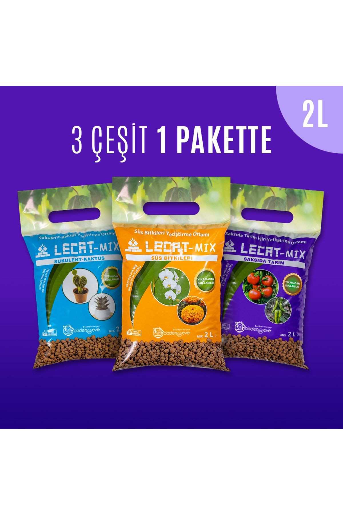 Bizdeneve Mix Besin Takviyeli Lecat Genleştirilmiş Hidroton Hidrokültür ...