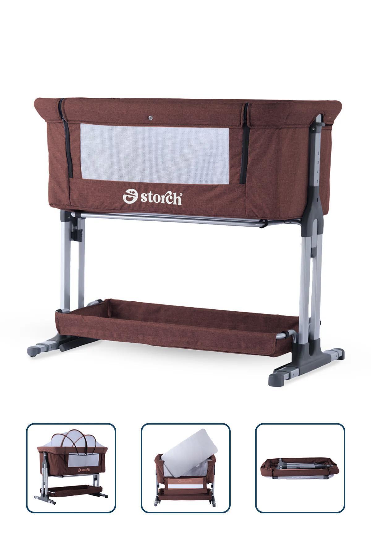 Baby Storch - Sallanabilir Anne Yanı Portatif Beşik - Yükseklik Ayarlı ...