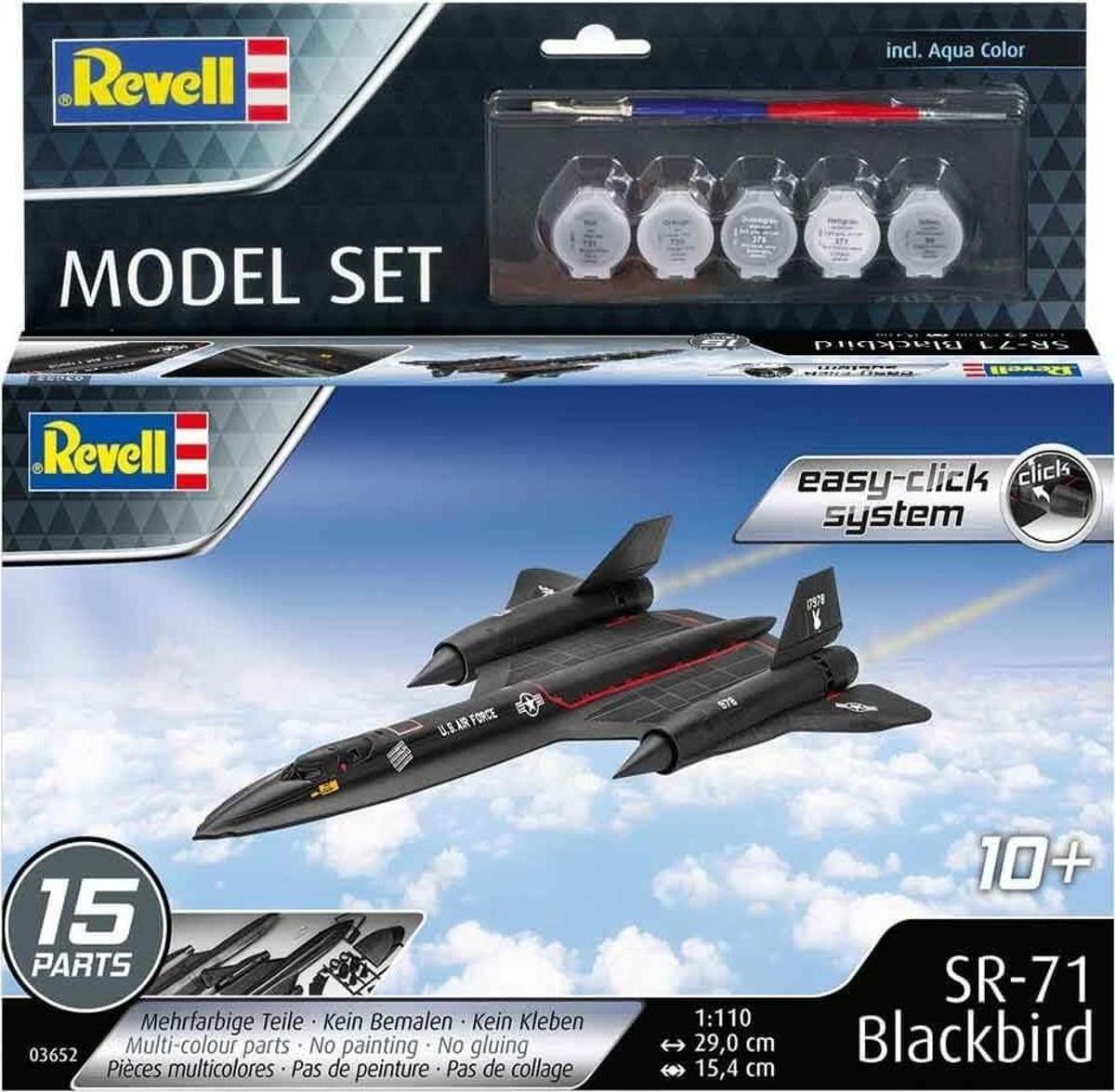 Revell Maket Model Set Lockheed SR-71 Blackbird 63652 - idefix