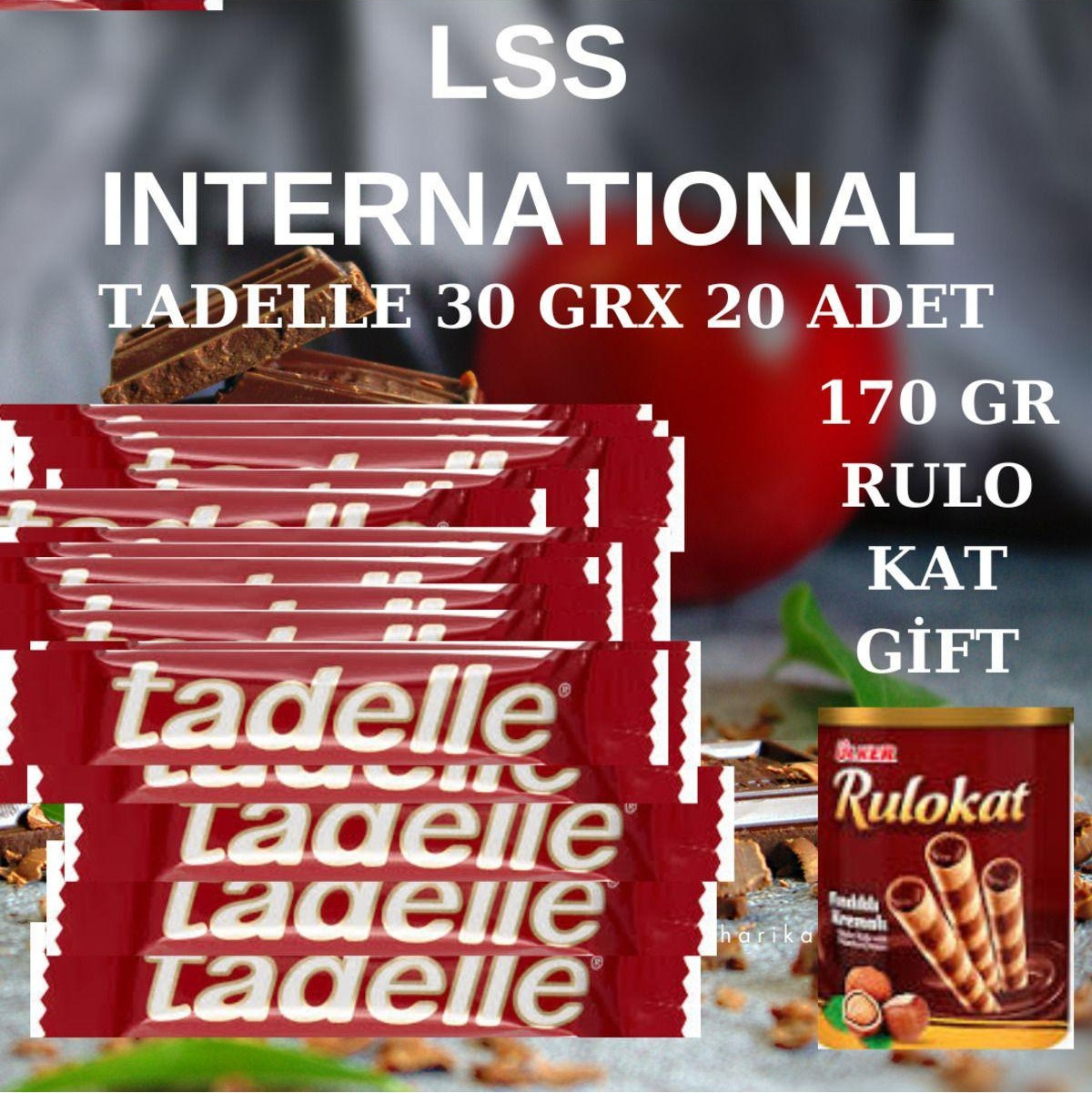 Ülker Rulo Kat 170 Gr Ve 20 Adet Tadelle 30 Gr - idefix