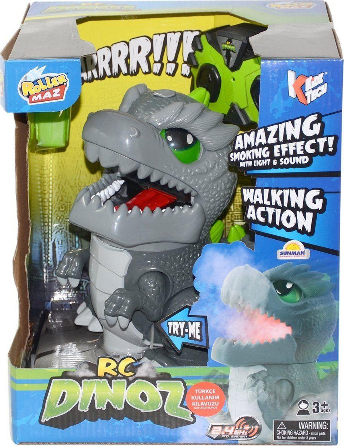 Mmc Group 87411 Kidztech Uzaktan Kumandalı Dinozor - idefix