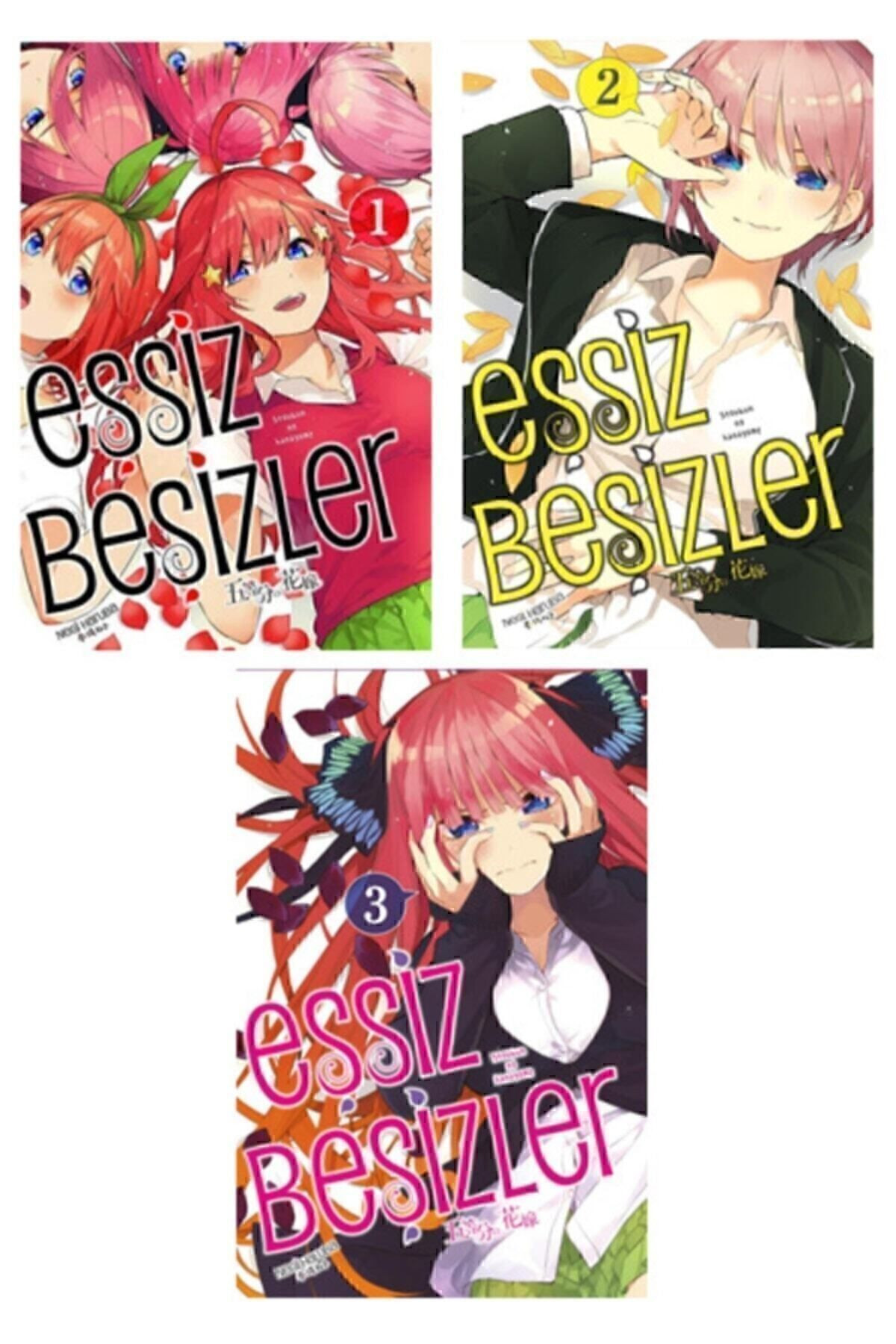 Gerekli Şeyler Yayıncılık Eşsiz Beşizler 1-2-3. Ciltler Manga Seti - Negi Haruba - undefined ...