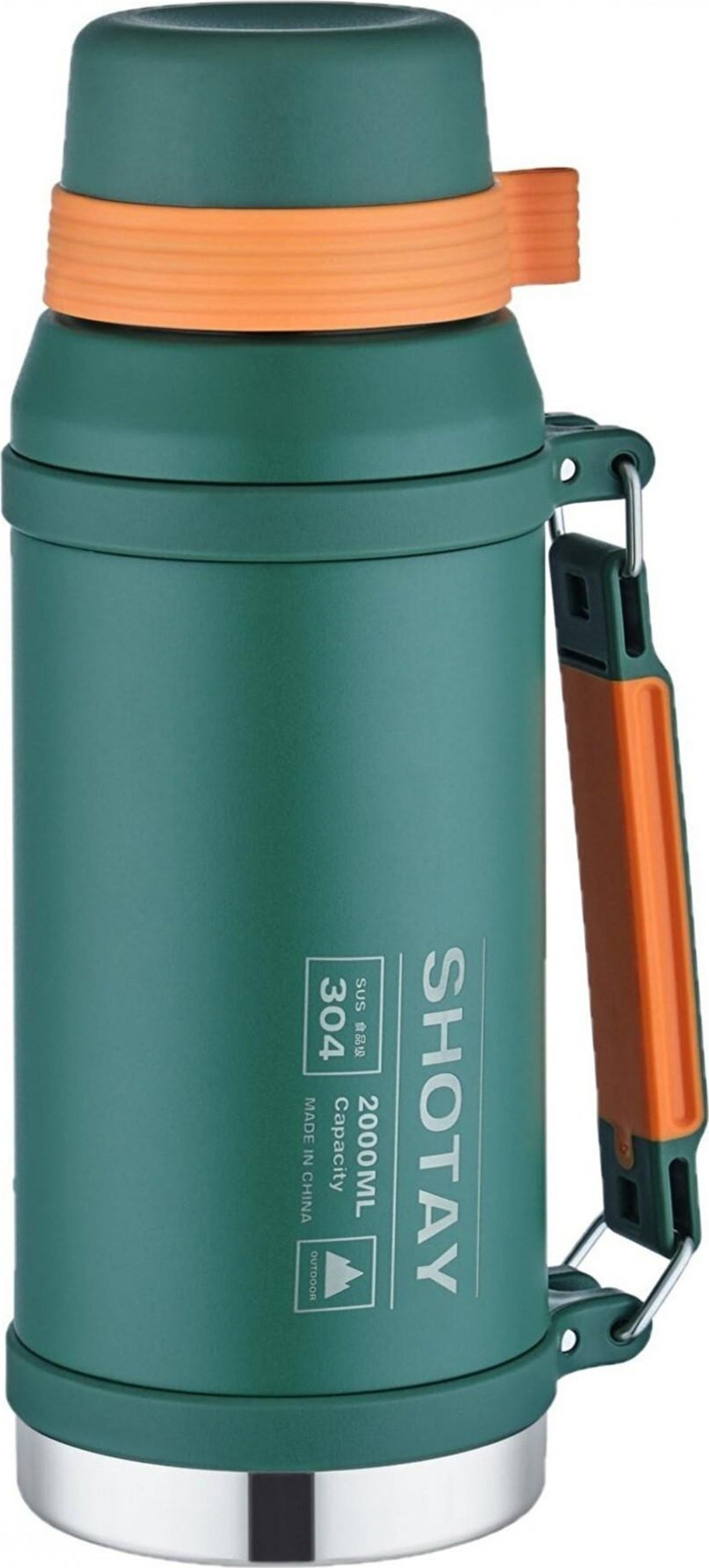 Vagonlife Shotay 2 Litre Mega Büyük Boy Çelik Kamp Termosu Ağızlık Ve ...