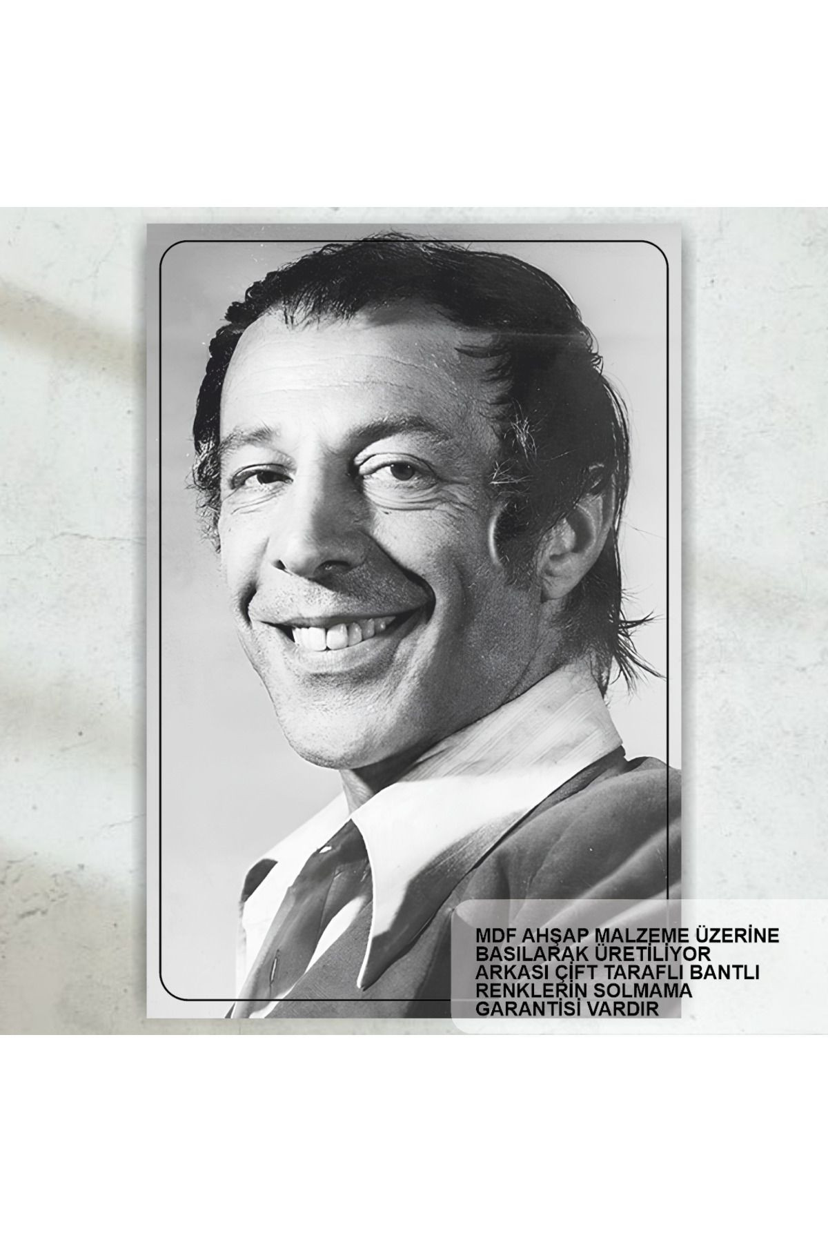 Hayat Poster Münir Özklul Yeşilçam Türk Sineması Siyah Beyaz Tablo ...