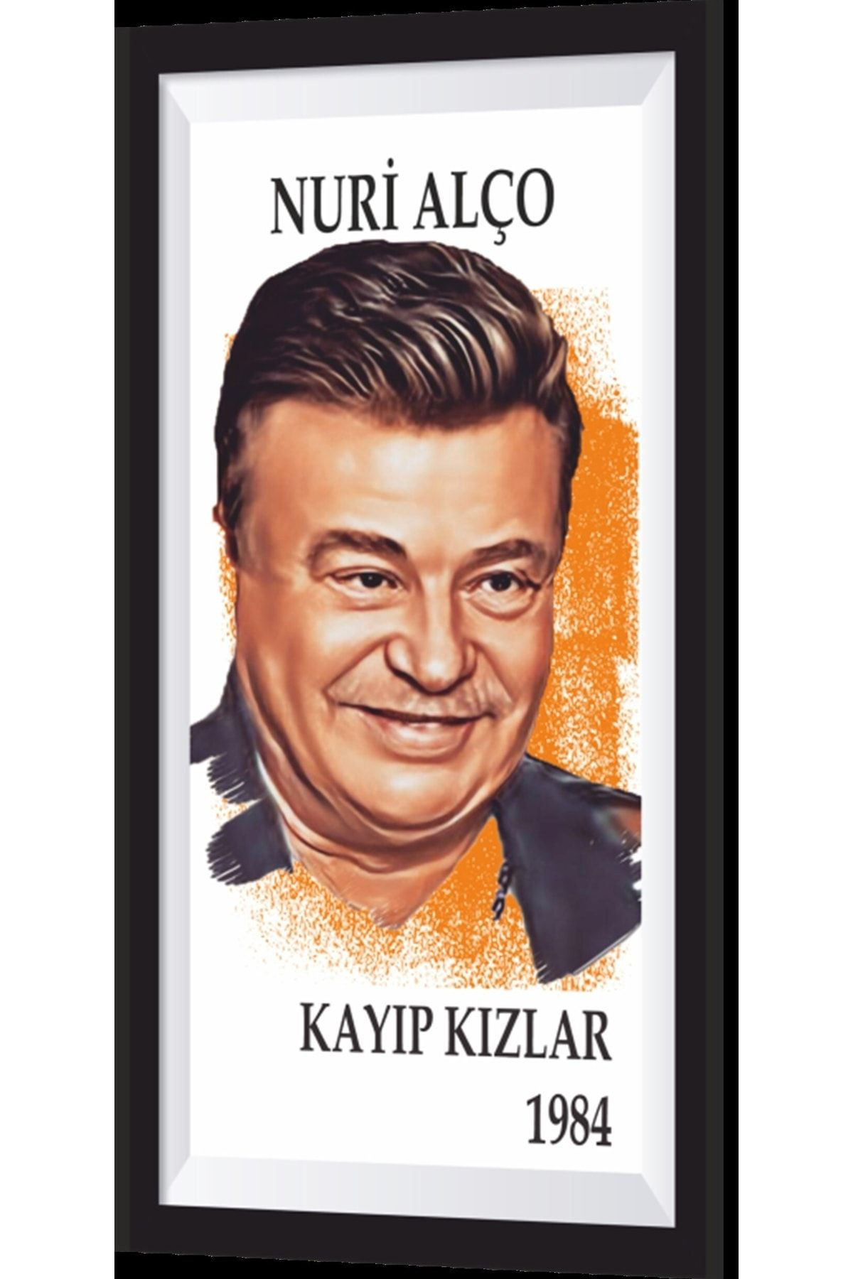 Hayat Poster Nuri Alço Yeşilçam Temalı Çerçeve Görünümlü Mini Ahşap ...