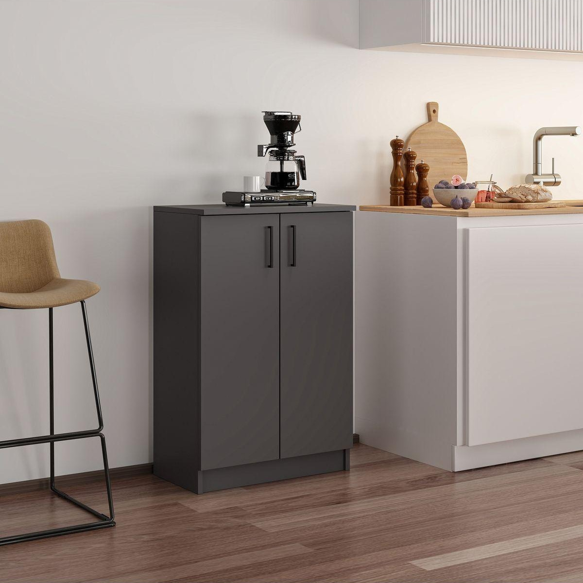 Antec Design LIFE Çok Amaçlı Dolap 2 Kapaklı 5 Raflı - idefix