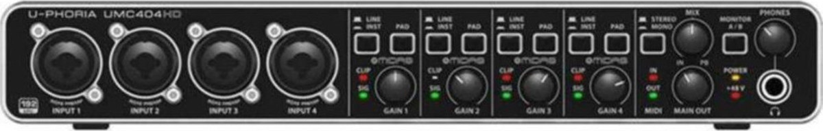 Behringer Umc404hd U-phoria Profesyonel Ses Kartı Usb - idefix