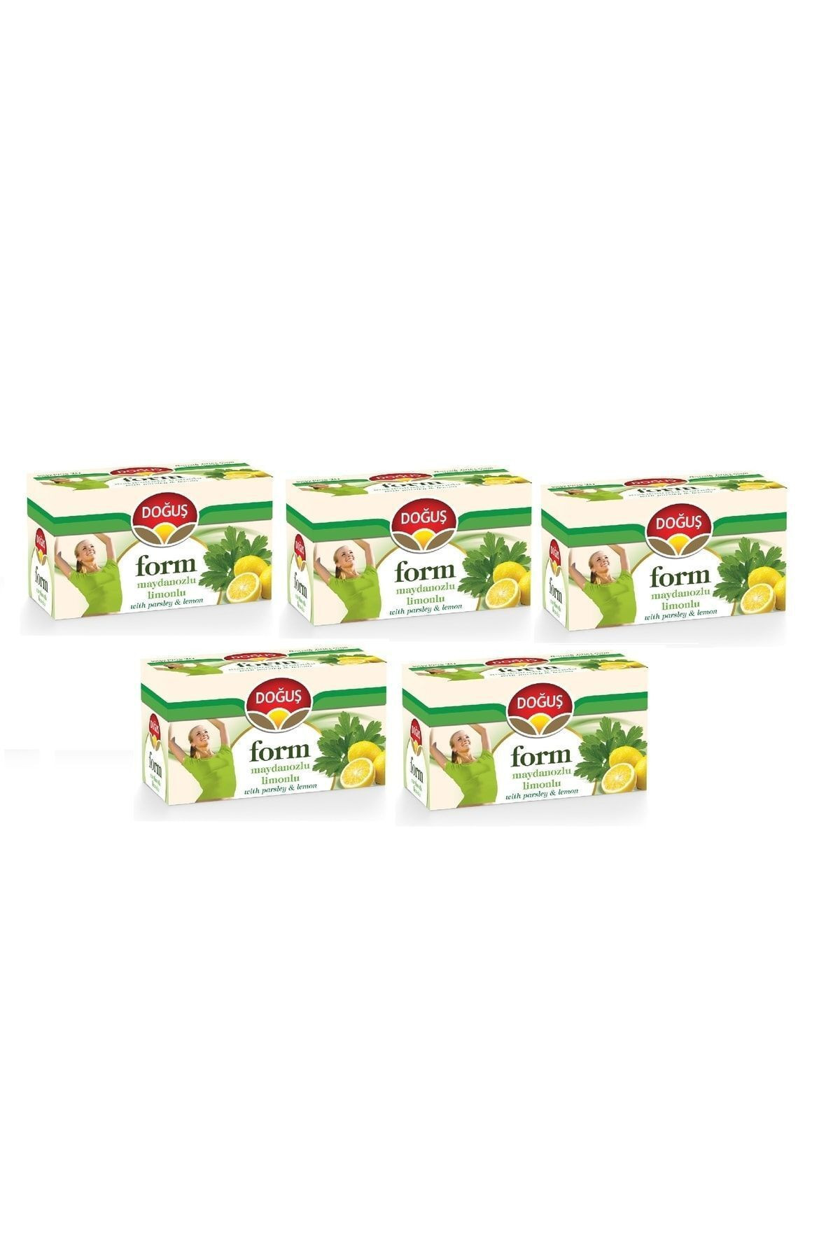 Doğuş Form Maydanozlu Limonlu Bitki Çayı 5 Adet 20'Li - idefix