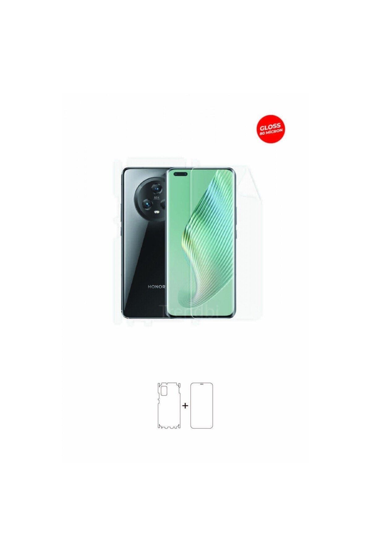 Honor Magic 5 Pro Full Body 360 Derece Ön Arka ve Yan Kaplama Tam ...