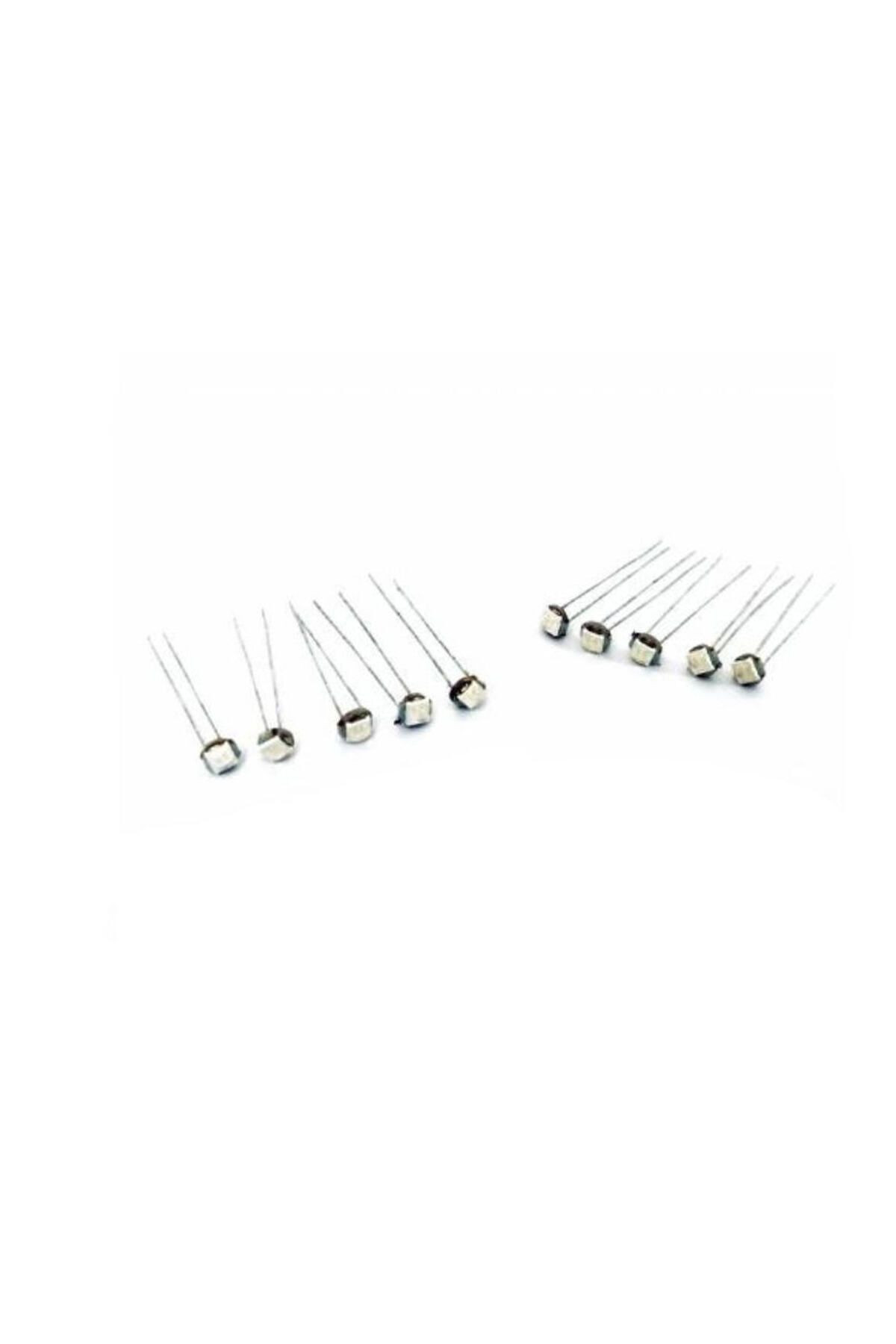 Zembil 10 Adet T3-T4-T5 Duy Uyumlu Mini Kıl Bacak Led Ampul Mavi - idefix