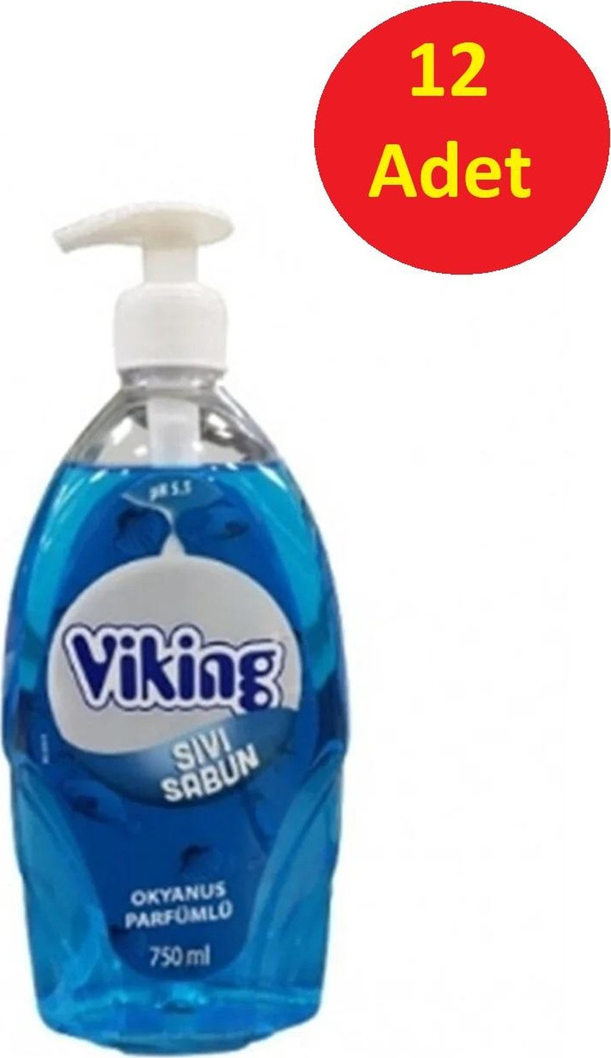 Viking Sıvı Sabun Okyanus 750 ml x 12 Adet