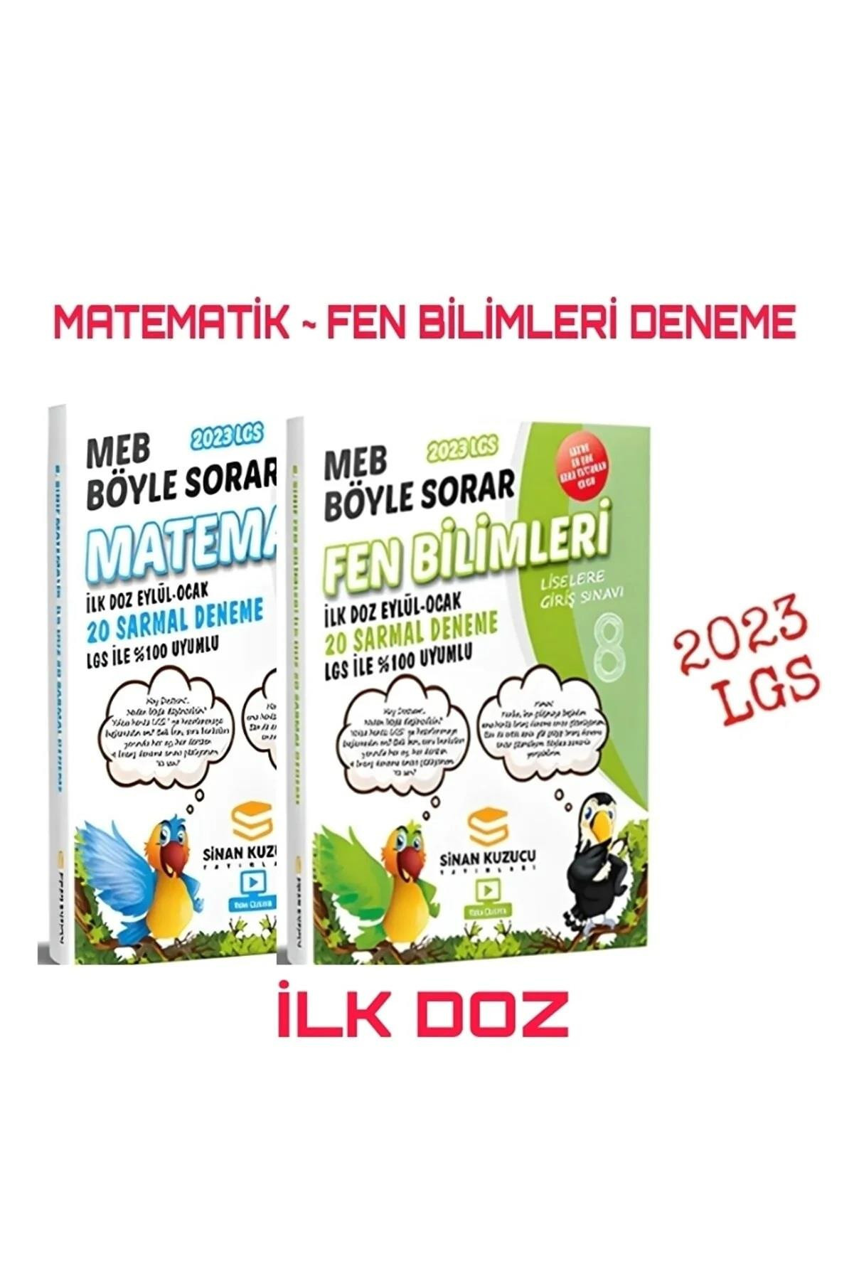 Sinan Kuzucu Yayınları 8. Sınıf Matematik & Fen Bilimleri Meb Böyle ...