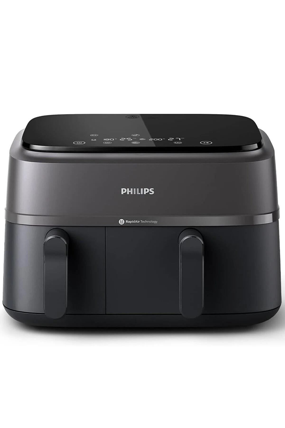 Philips NA350/00 Çift Hazneli Airfryer Siyah - idefix