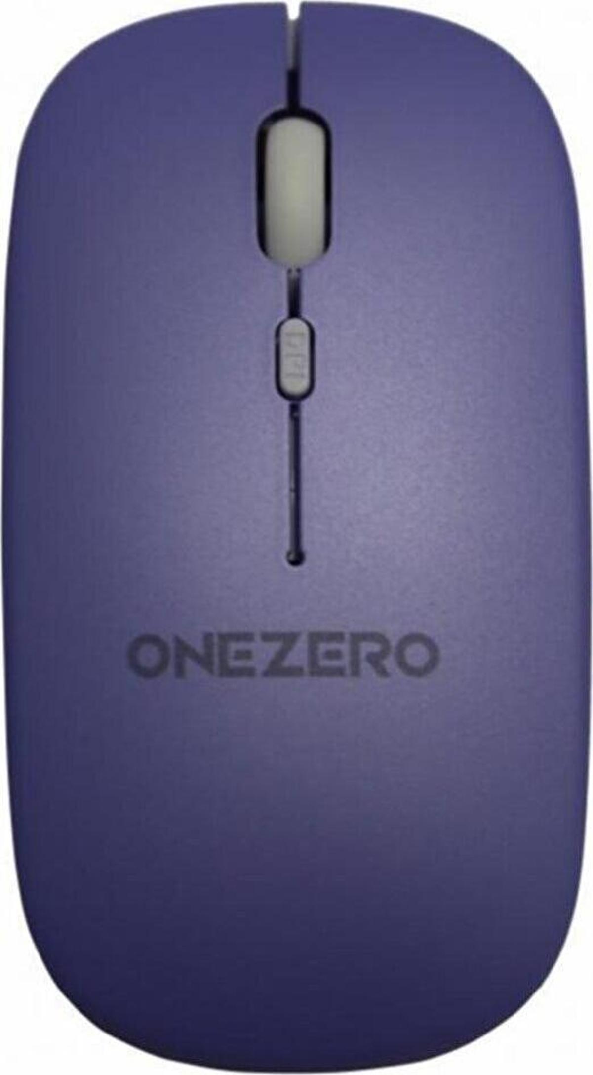 OneZero Purple Mor Bluetooth Kablosuz Mouse Açma Kapama Tuşlu Ms-01 ...