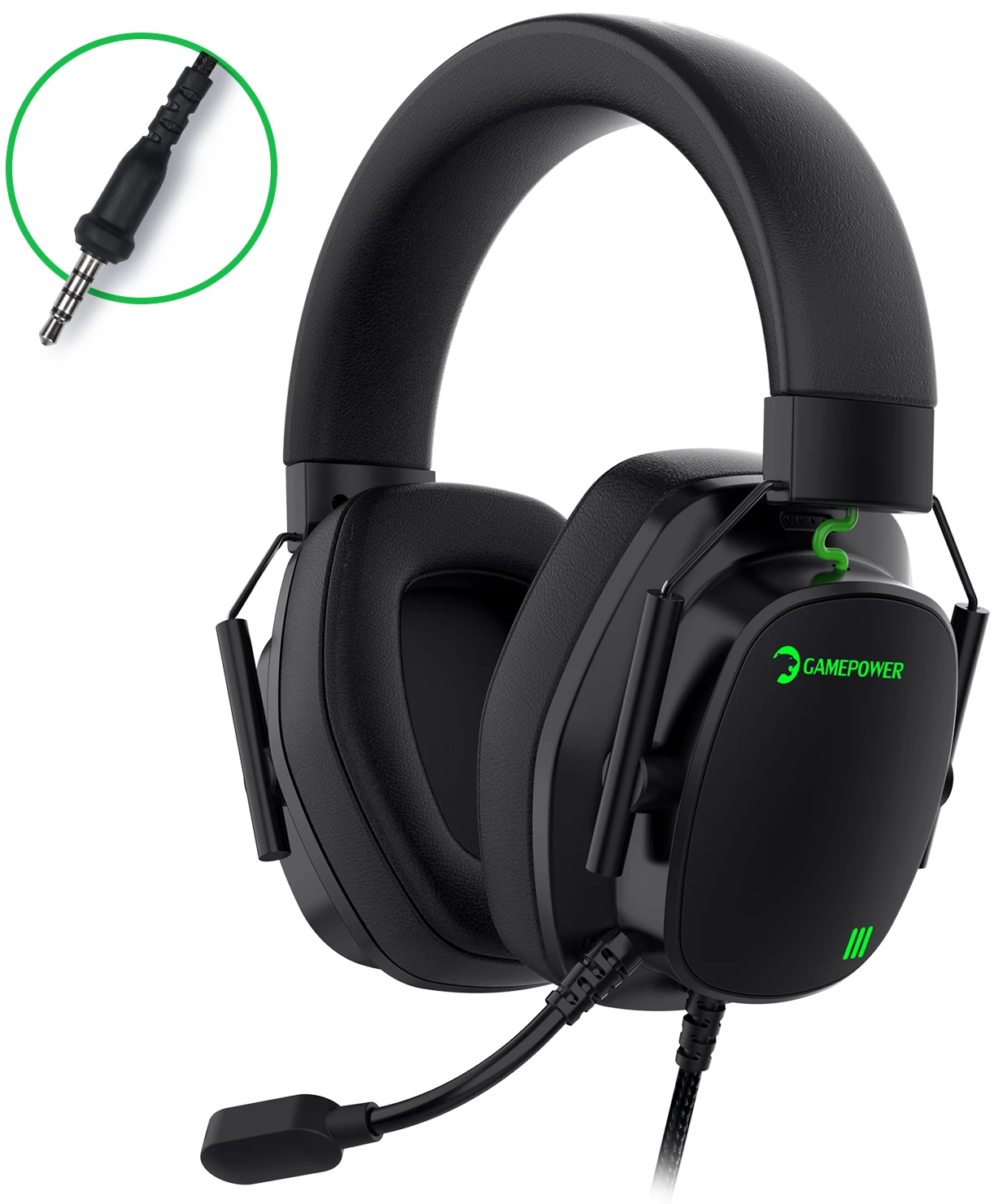 Gamepower Kai Titanium X Siyah Manyetik Pad Gaming Kulaklık (2*3.5mm ...