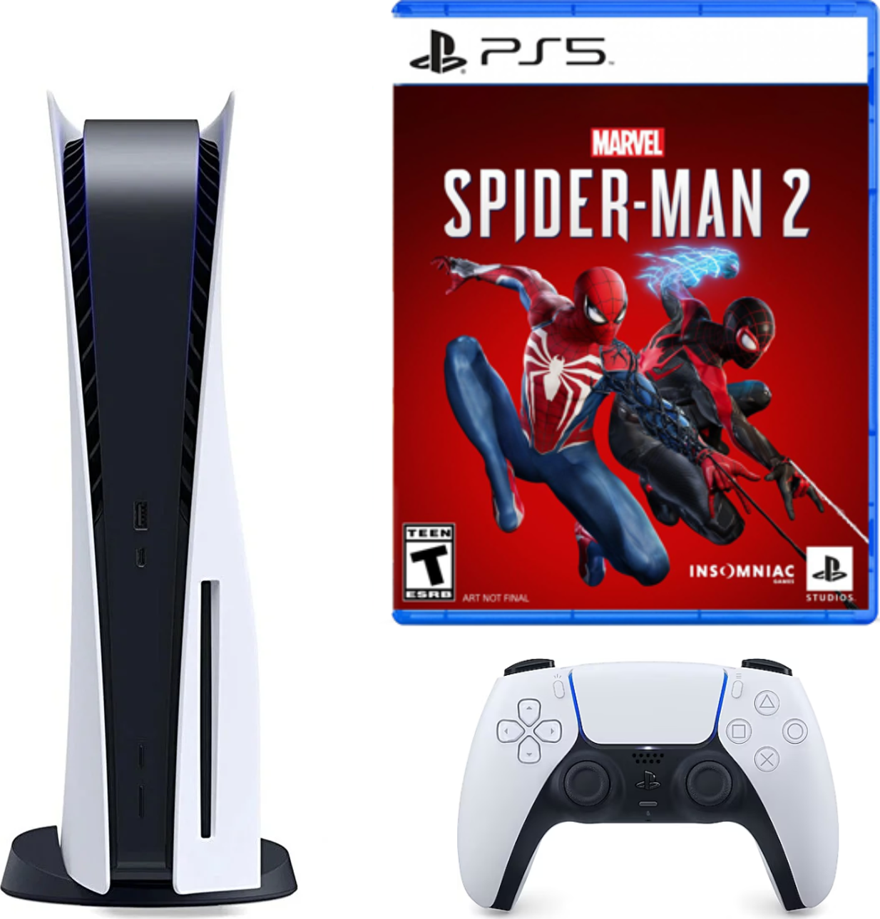 Sony Playstation 5 825 GB - Türkçe Menü + PS5 Spider-Man 2 - idefix