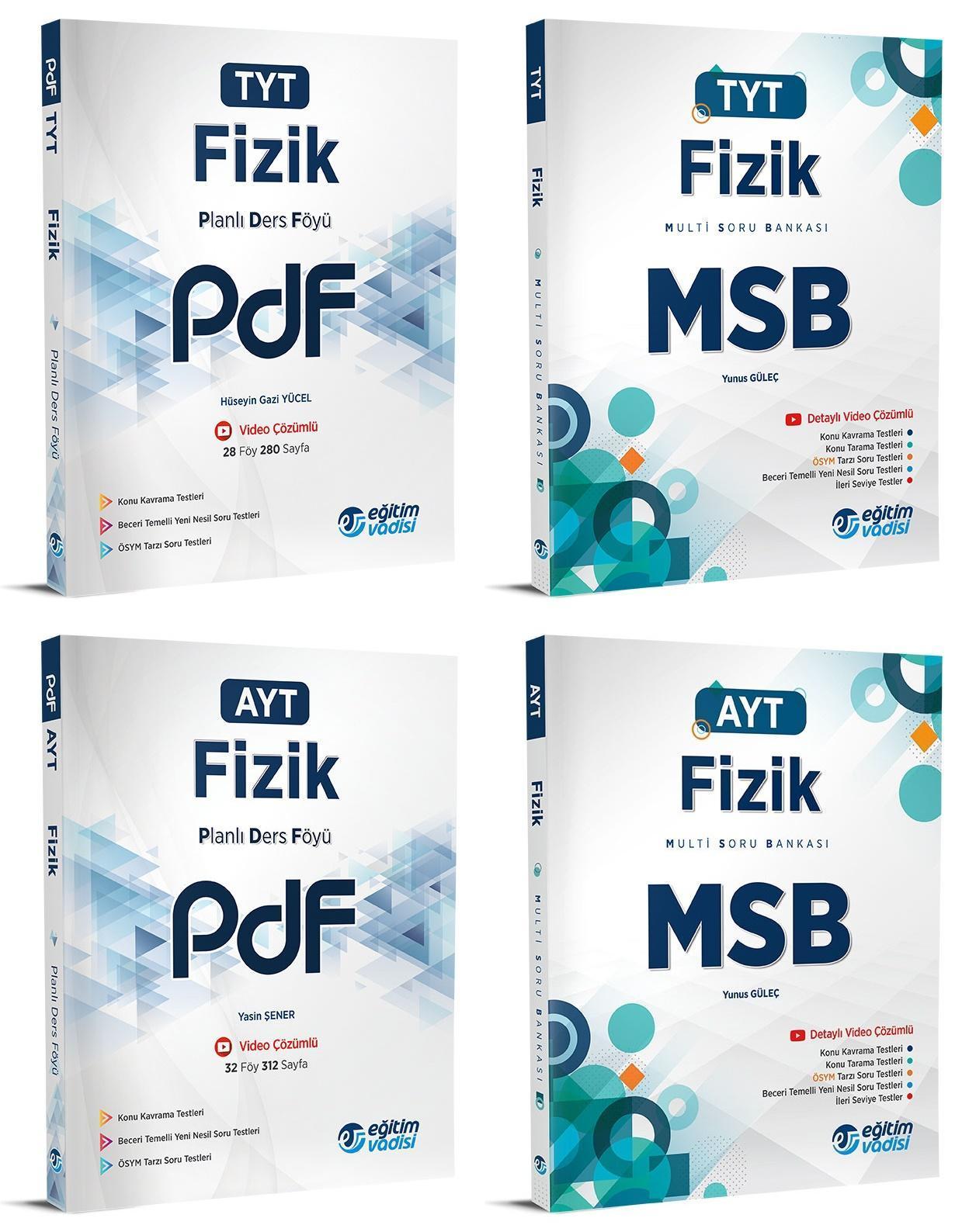 Eğitim Vadisi 2024 Tyt Ayt Fizik Pdf + Msb Seti 4 Kitap - undefined Kitabı Fiyatları & Satın Al