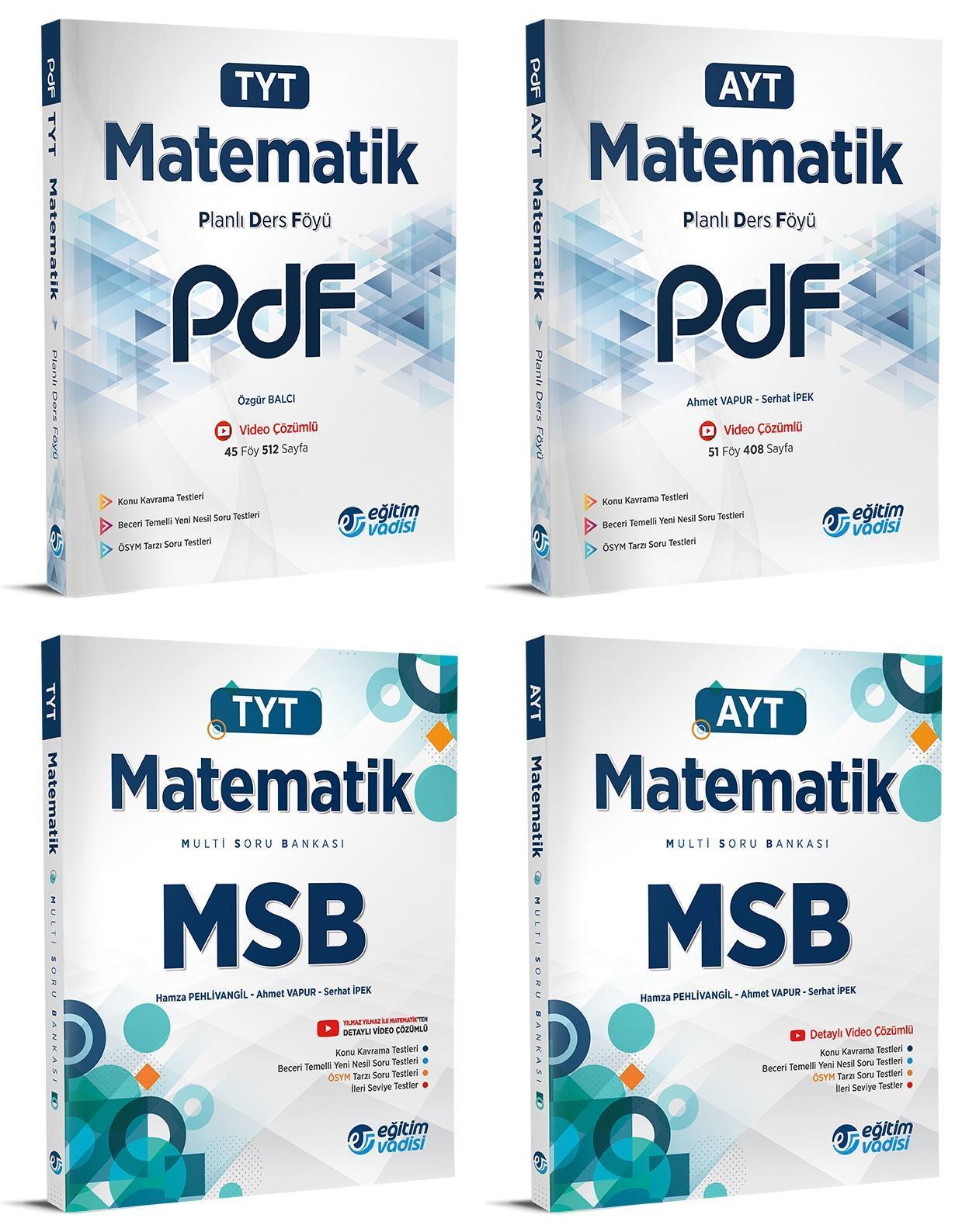 Eğitim Vadisi 2024 Tyt Ayt Matematik Pdf + Msb Seti 4 Kitap - undefined Kitabı Fiyatları & Satın Al