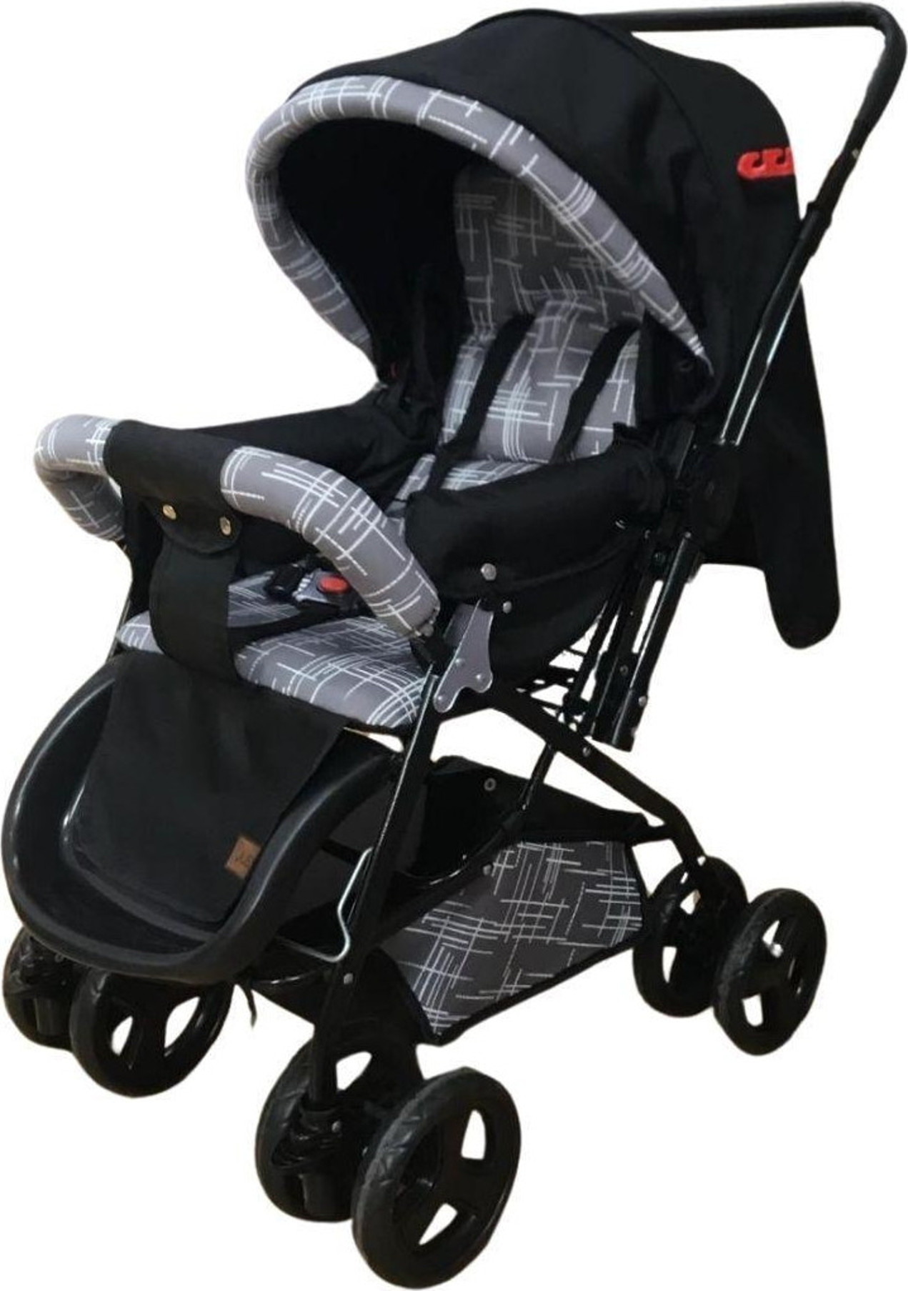 Jusso Dido Comfort Line Çift Yönlü Bebek Arabası Siyah - idefix