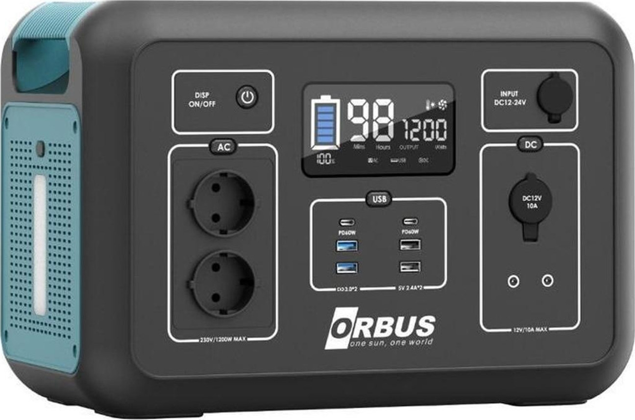 Orbus 1200w Taşınabilir Güç Kaynağı Power Station - idefix