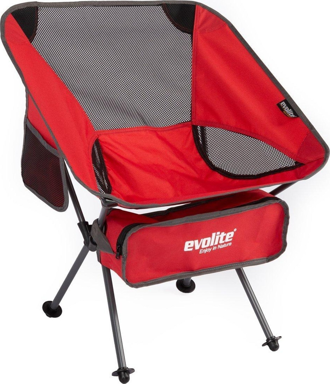 Evolite Mini Kamp Sandalyesi - Kırmızı - idefix