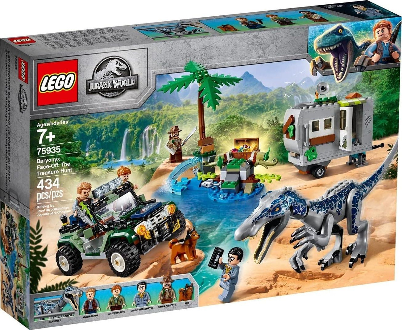 LEGO 75935 Jurassic World Baryonyx Karşılaşması