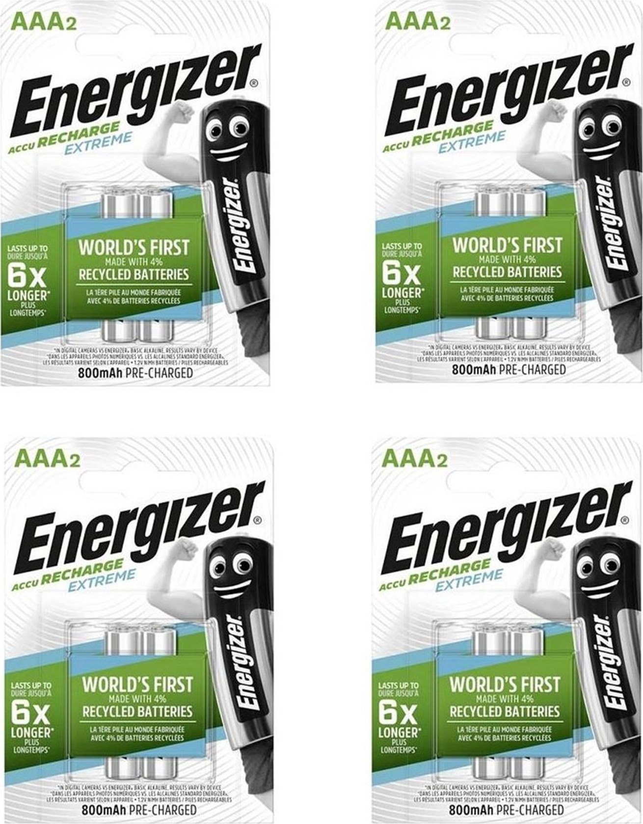 Energizer Şarjlı Pil 800 Mah 8'li - idefix