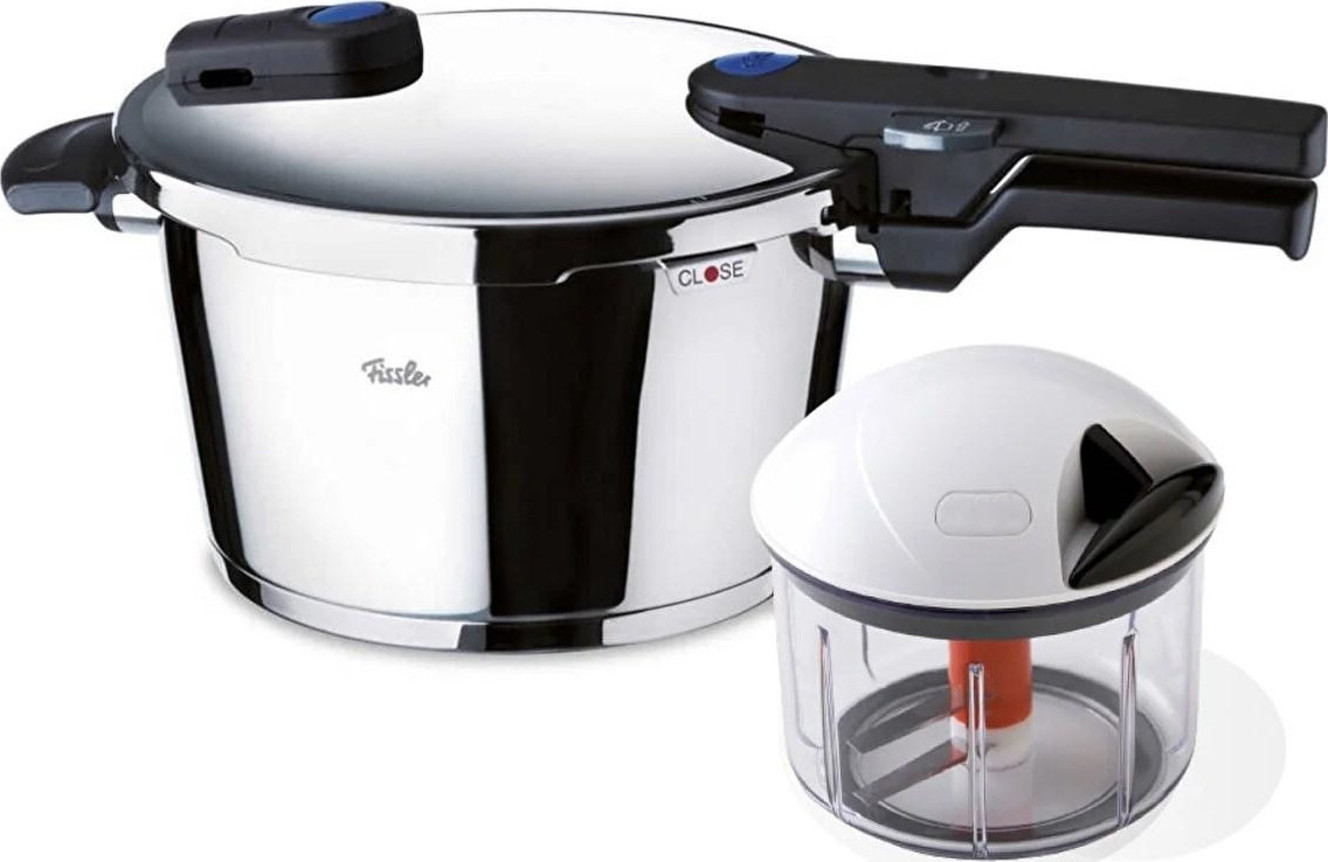 Fissler Bluepoint Düdüklü Tencere 6.0 Litre + Finecut Sebze Doğrayıcı ...