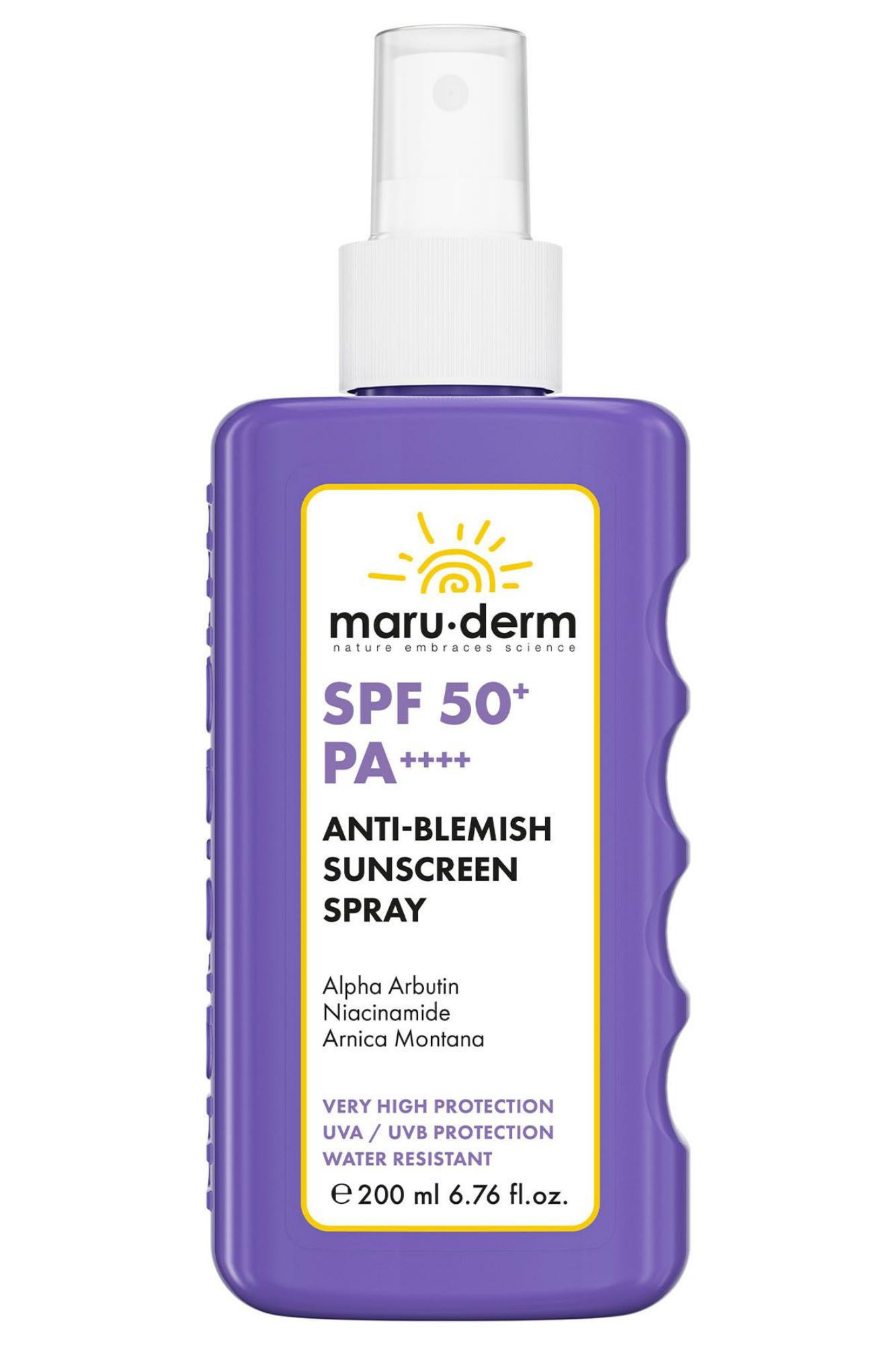 Maruderm SPF 50+ Leke Karşıtı Vücut Güneş Kremi Spreyi 200 ml - idefix