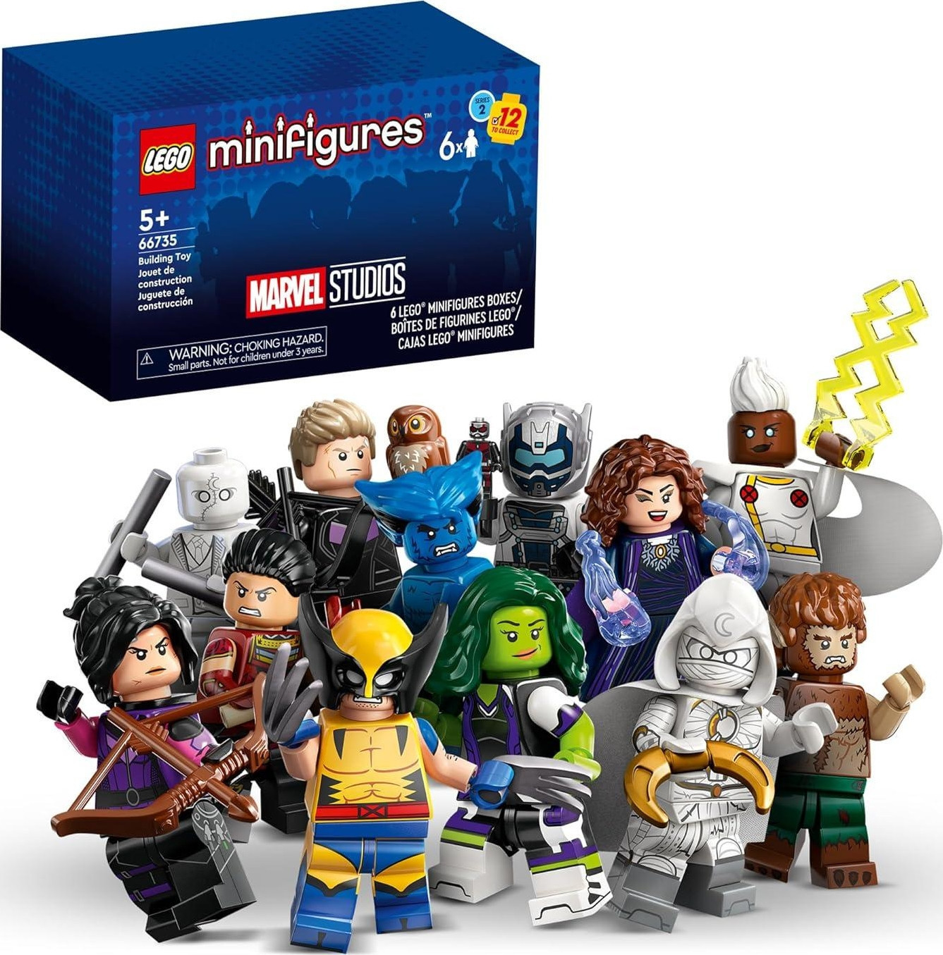 Lego Minifigures Marvel Series 2 6'Lı Paket 66735 Gizemli Kör Kutu, Rol ...