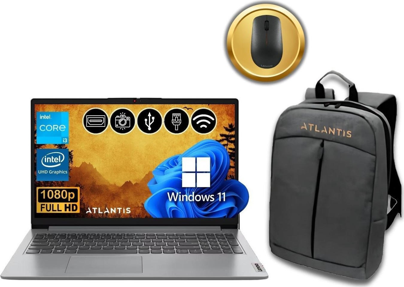 Lenovo IdeaPad 1 15IAU7 İ3-1215U 8GB 512GB M.2 SSD 82QD00H0TXATL34 15.6 ...