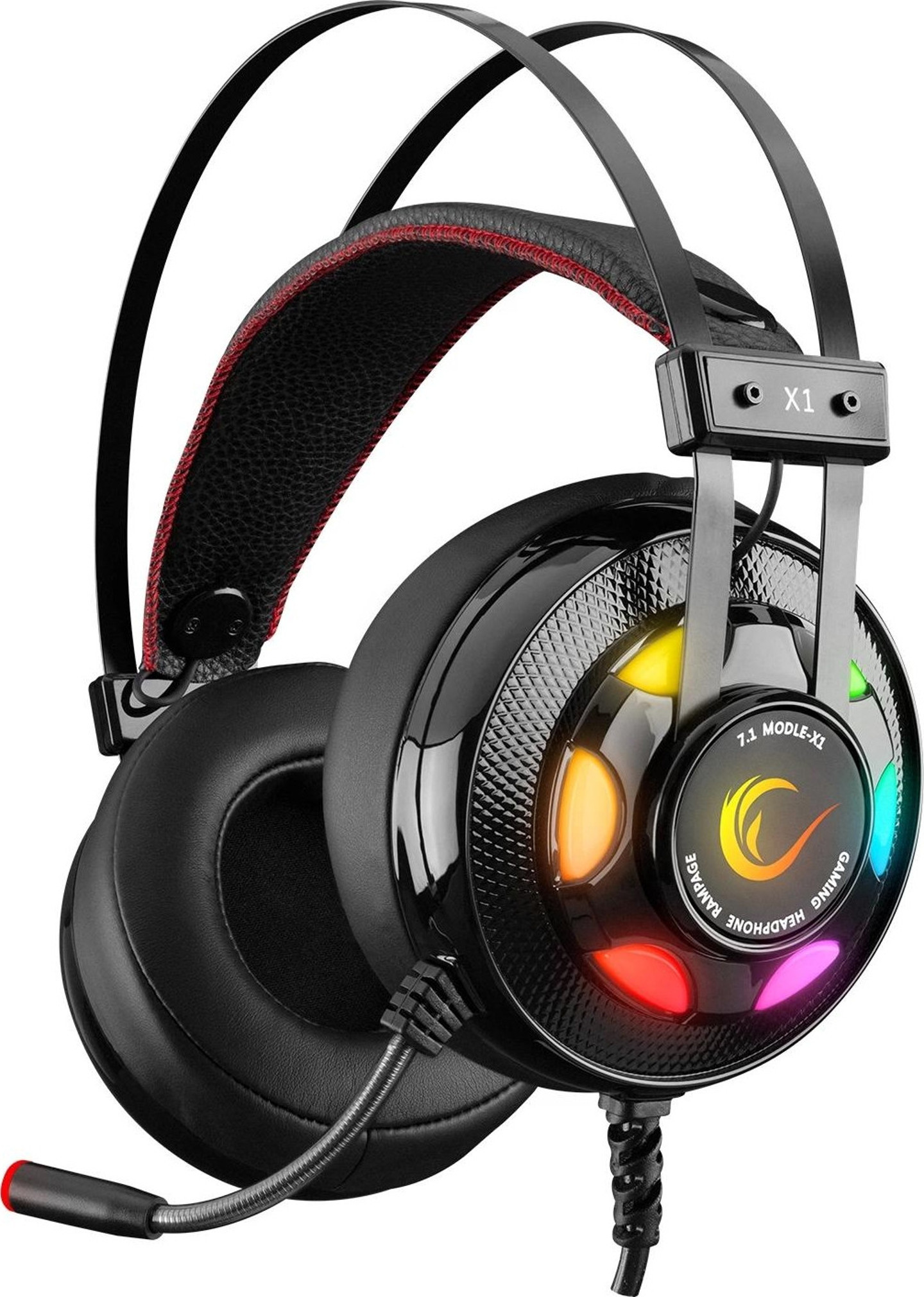Rampage Miracle-X1 RGB 7.1 Surround Sound System Mikrofonlu Oyuncu ...