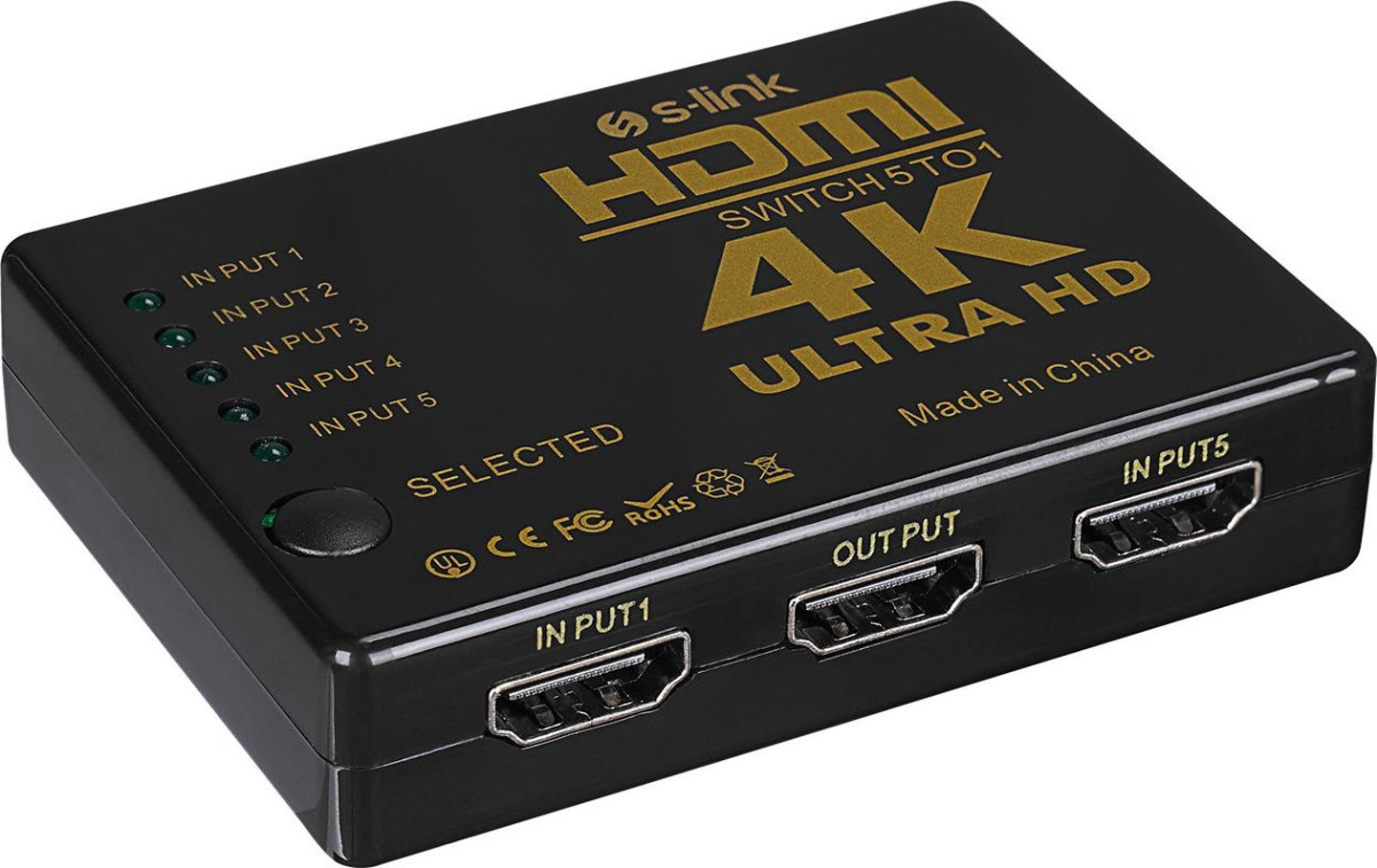S-Link Sl-Hsw75 Hdmi 5İn1 Otomatik 5Li Metal Switch
