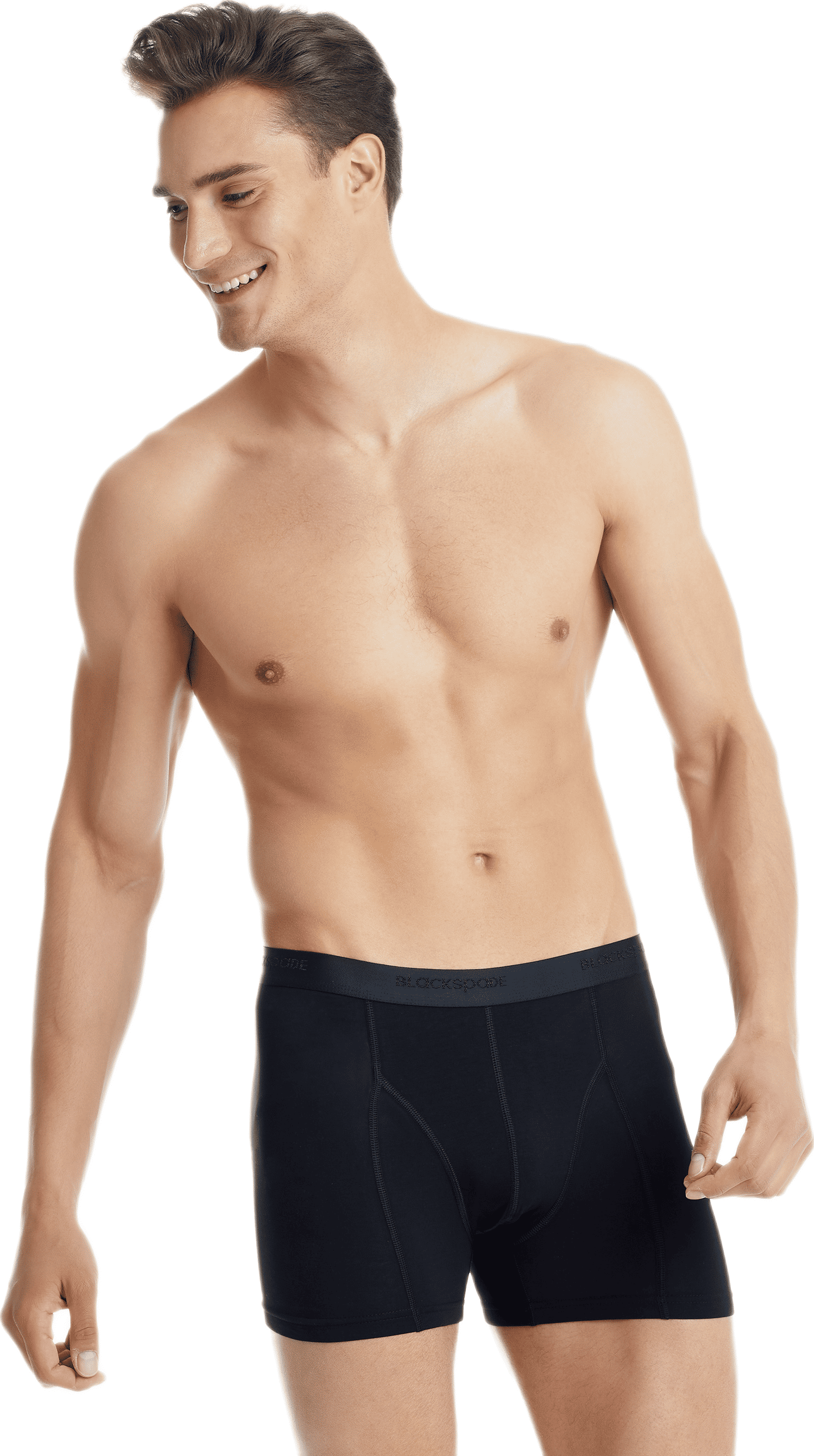 Blackspade Erkek Pamuk Elastan Boxer Aura 9502 - Siyah