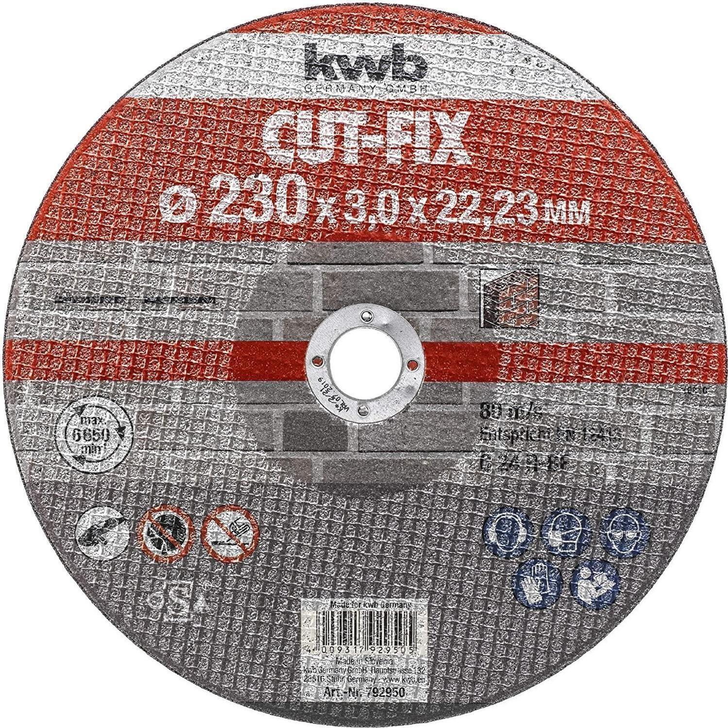 KWB 792950 Flex Taşı Mermer Kesici Disk 230 X 3 X 22 mm - idefix