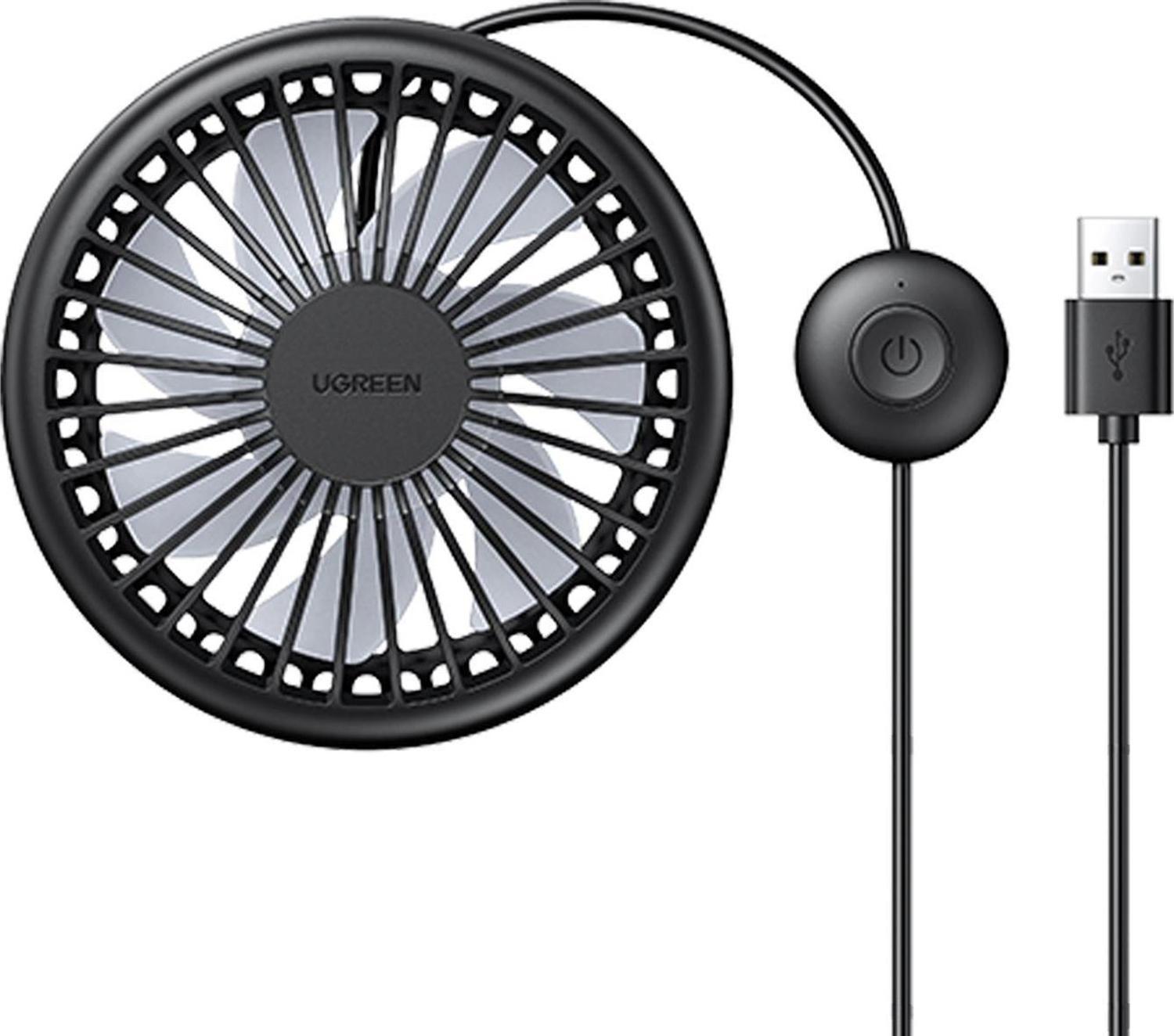 Ugreen Araç Izgarasına Takılabilir 3 Kademeli USB Araç İçi Vantilatör ...