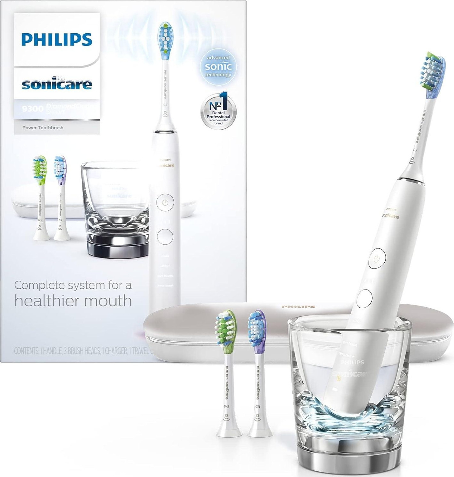 Philips Sonicare DiamondClean Smart 9300 Elektrikli Diş Fırçası - Beyaz ...