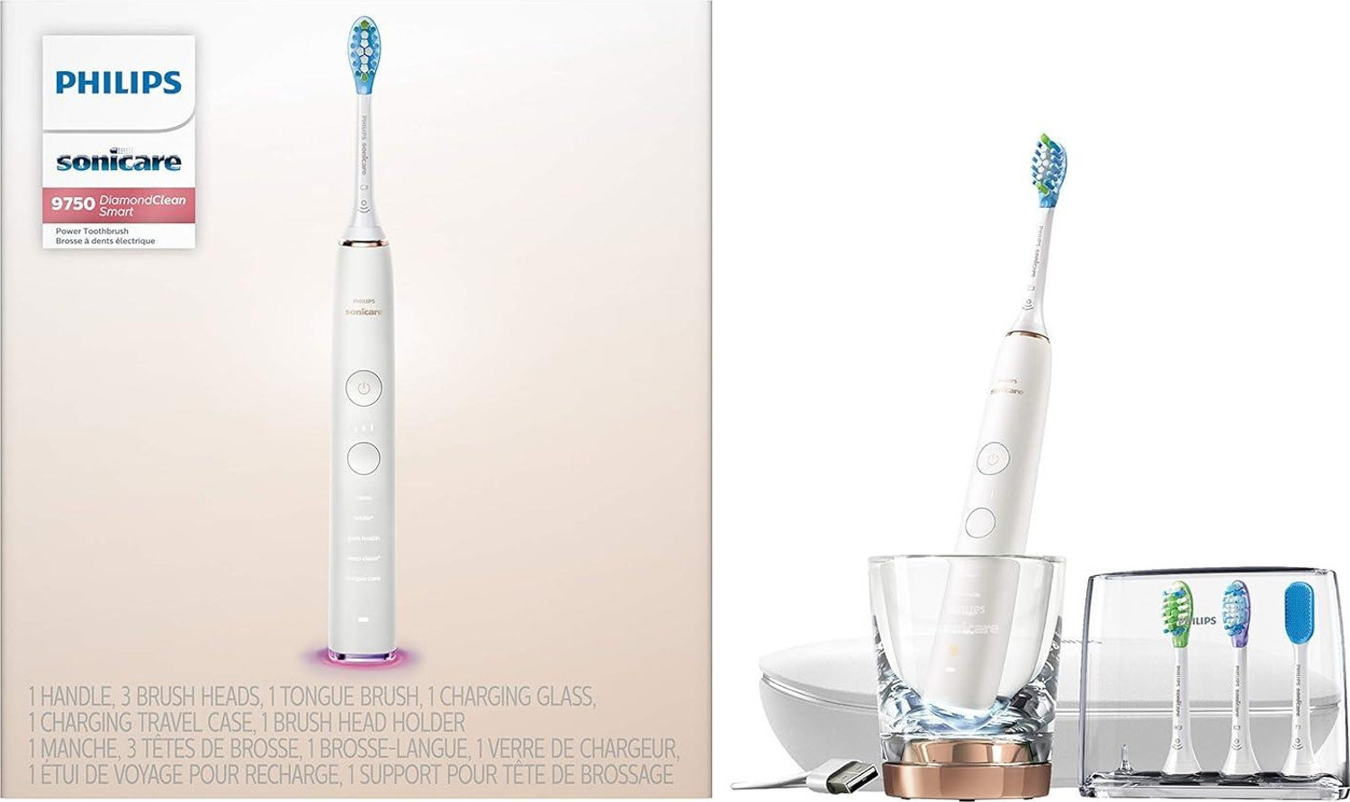 Philips Sonicare DiamondClean Smart 9750 Elektrikli Diş Fırçası - Rose ...