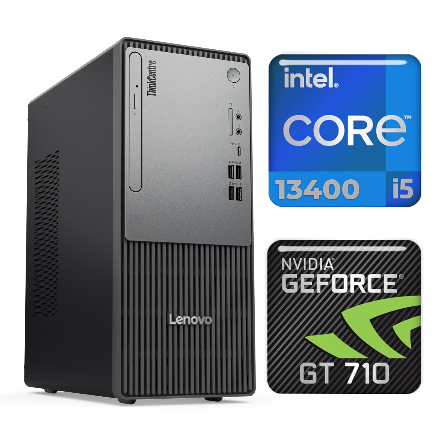 LENOVO ThinkCentre Neo 50T G5 i5-13400 16GB 512GB SSD 4 GB GT710 Fdos ...