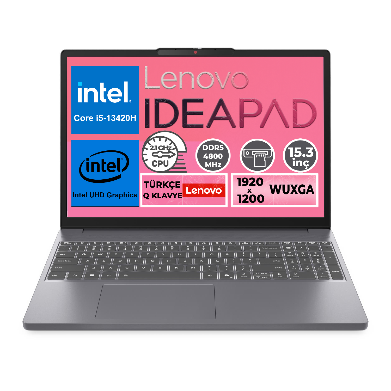 Lenovo IdeaPad Slim 3 15IRH10 i5-13420H 16GB 1TB SSD 15.3" WUXGA W11P Notebook 83K1004ETR 013 ...