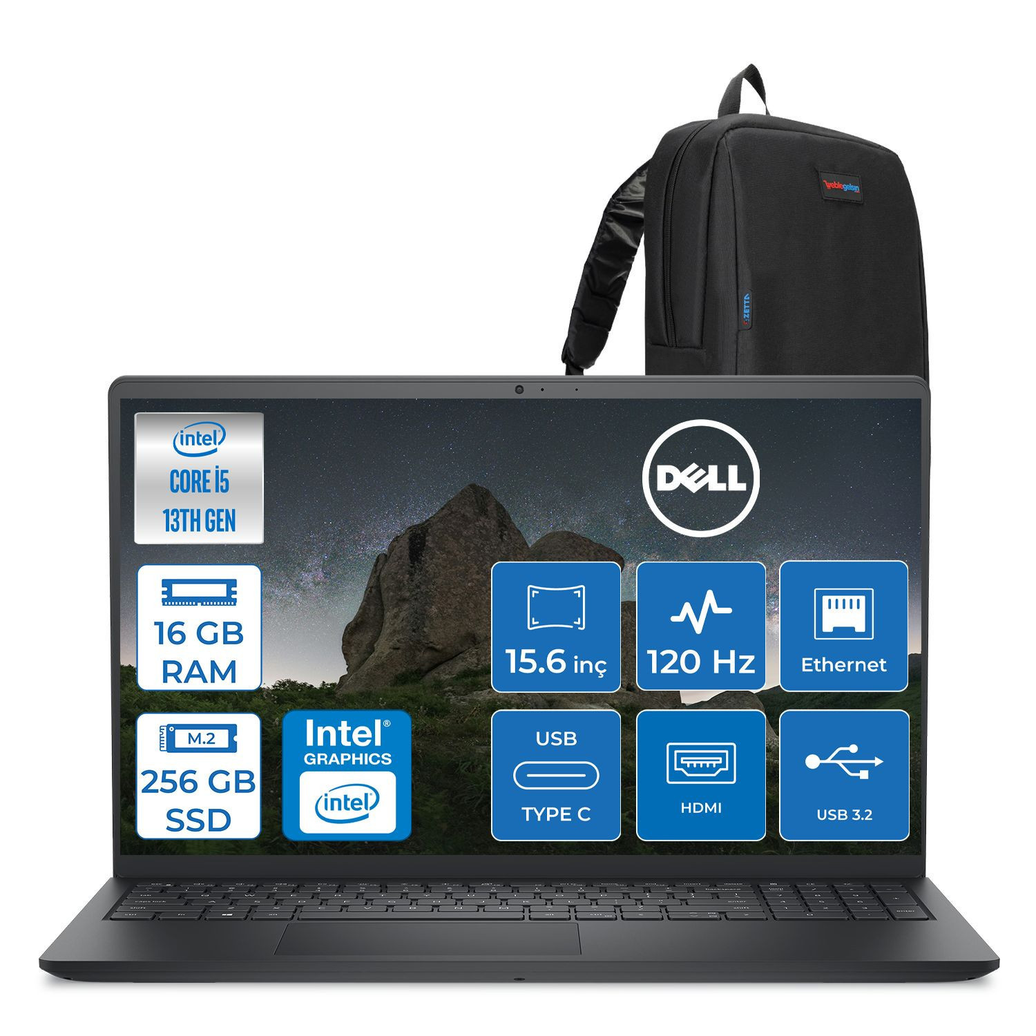 Dell Pro 15 Essential Intel Core I5 1334U 4.6ghz 16GB Ddr5 256GB SSD ...