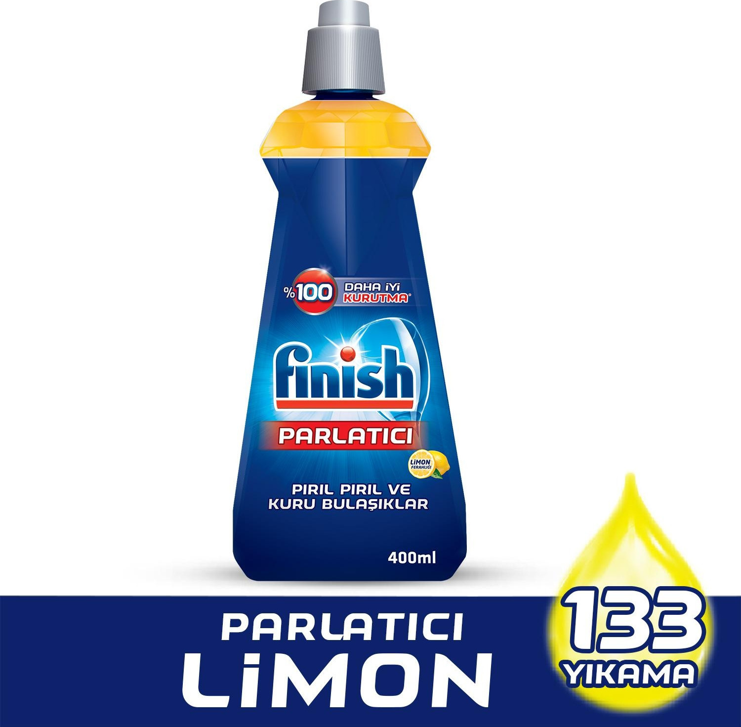 Finish Bulaşık Makinesi Deterjanı Parlatıcı Limon 400 ml - idefix