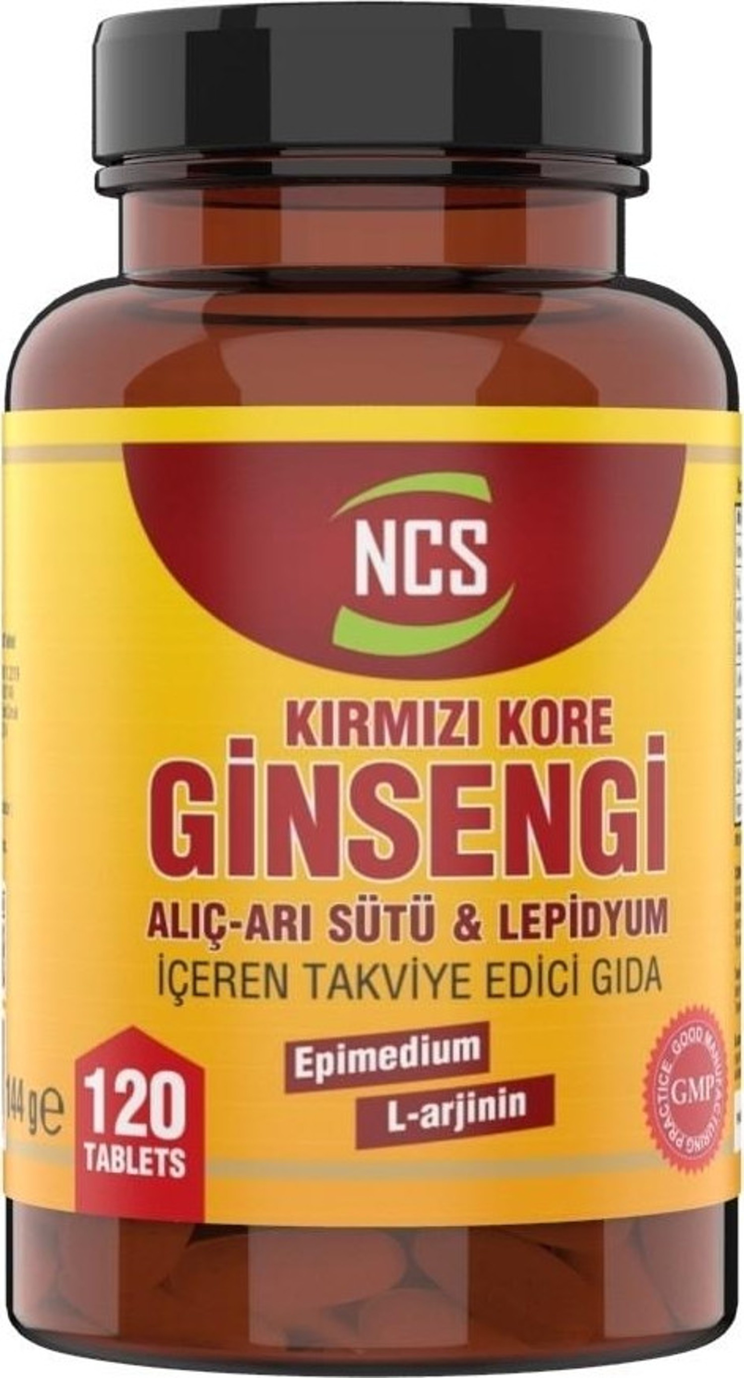 Ncs Korean Red Ginseng 120 Tablet Alıç Arı Sütü L Arginin Erkeklere ...