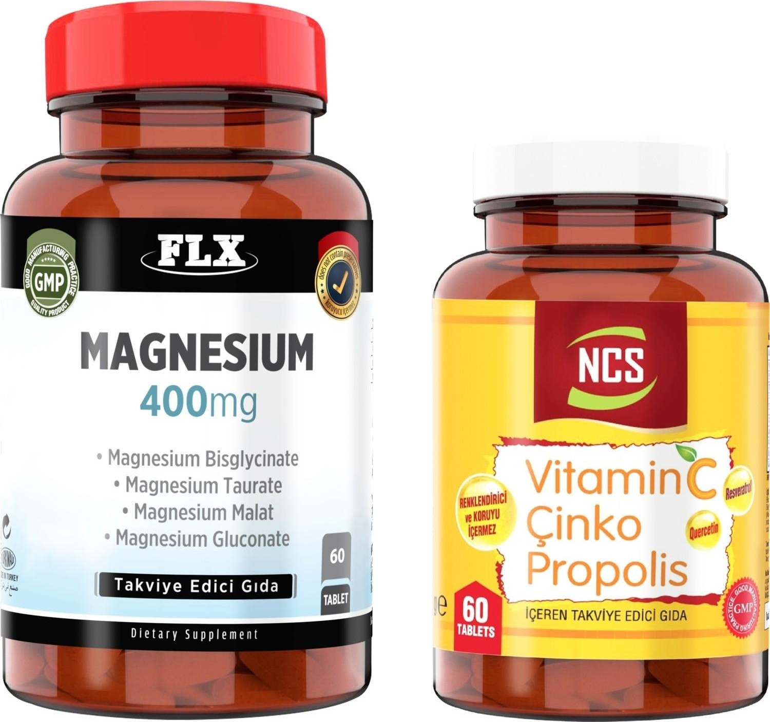 Ncs Magnesium Elemental Complex 400 Mg 60 Tablet + Vitamin C Çinko ...