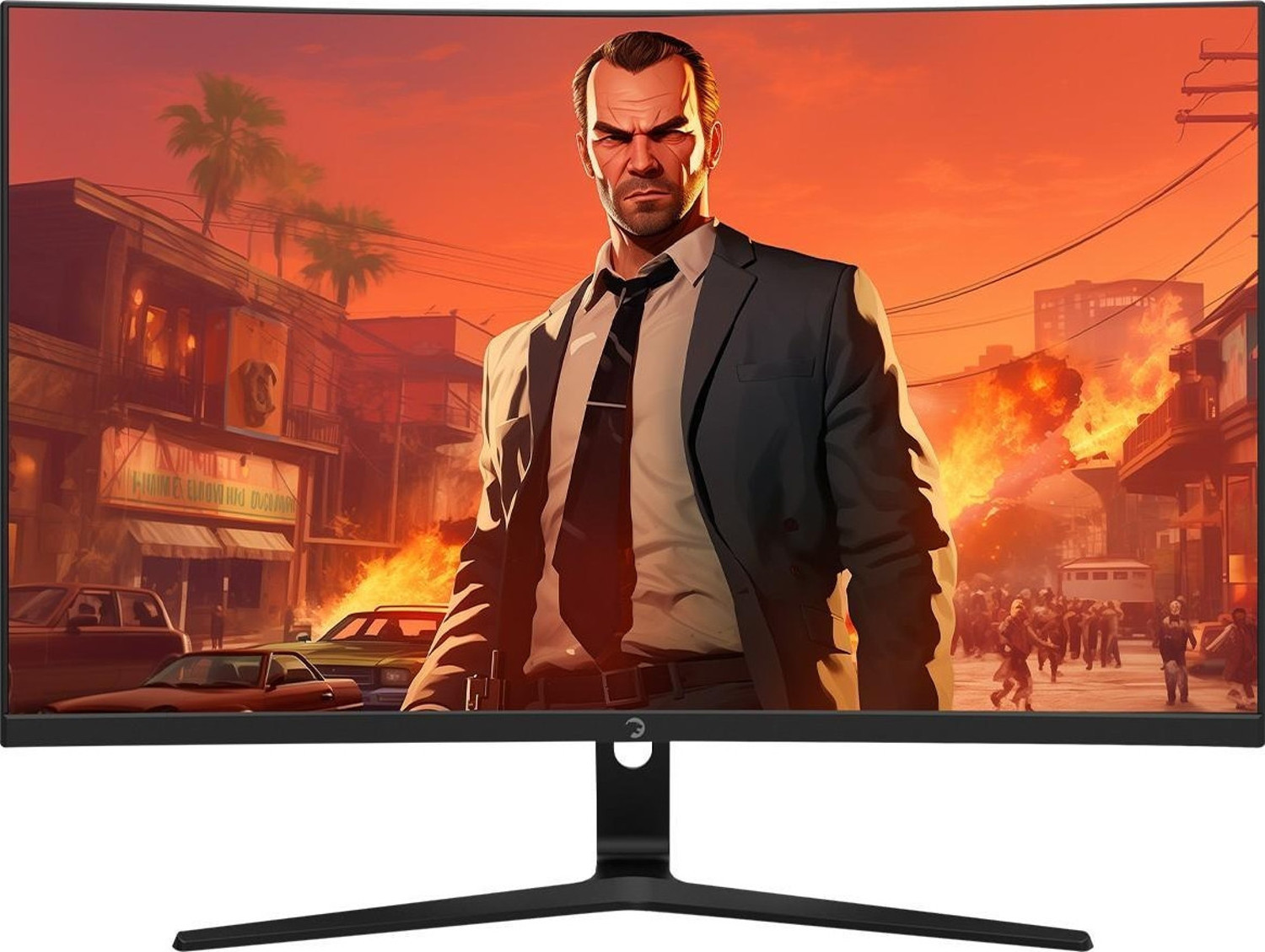 Gamepower 27'' Vivid F20 Curved Rgb 100Hz 1ms 2X2W Speaker Gaming ...
