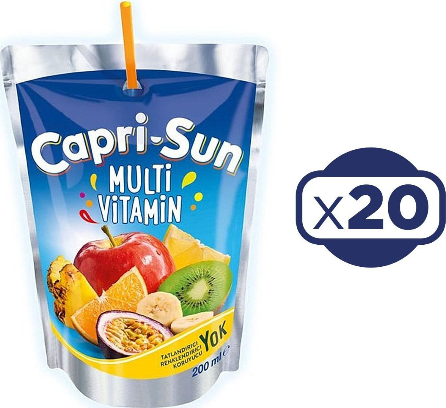 Capri - Sun Multi Vitamin 200 ml x 20 Adet - idefix